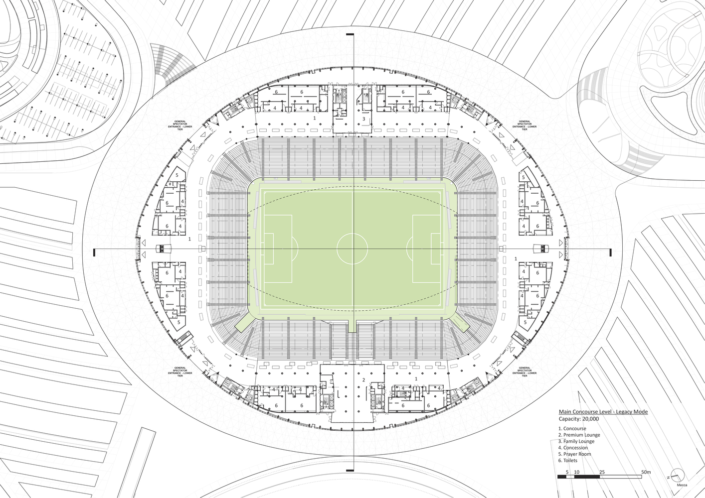 Gallery of Al Janoub Stadium / Zaha Hadid Architects - 47