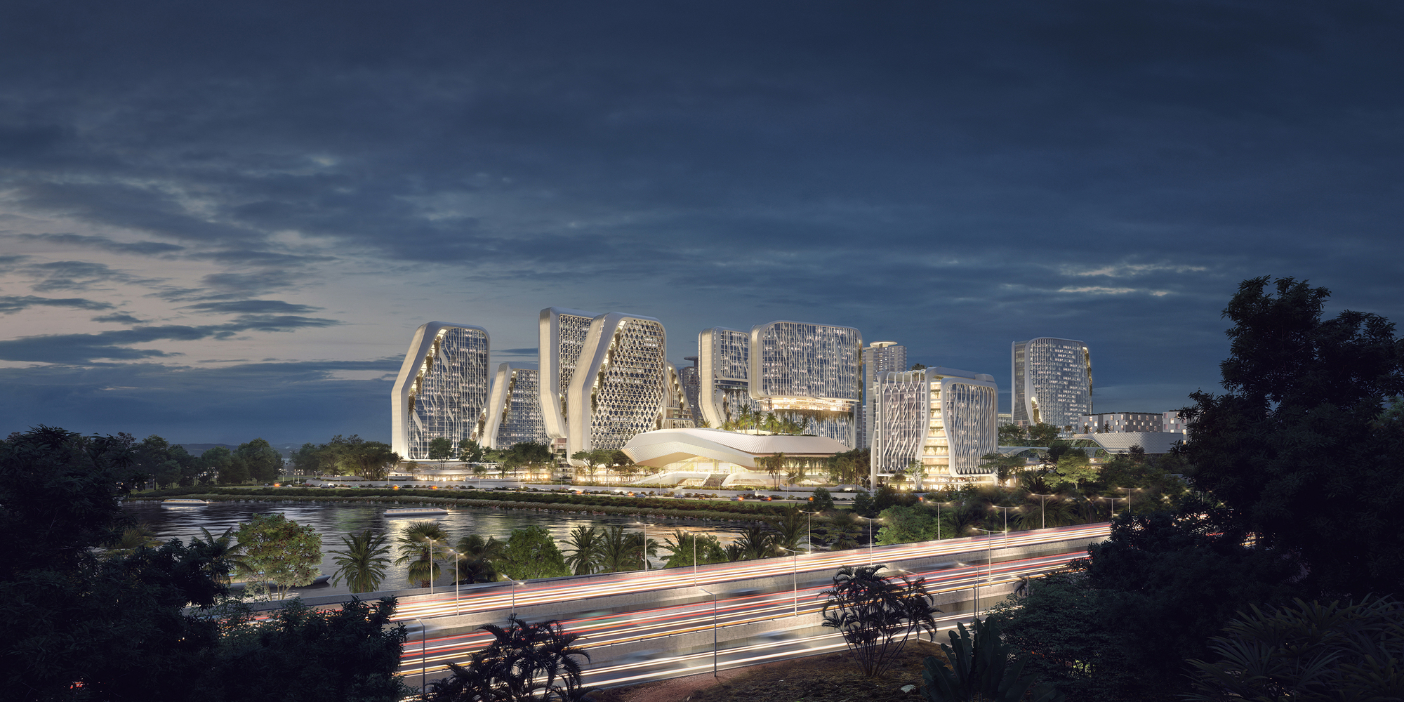 Gallery of UNStudio Designs a Smart Karle Town Center Masterplan for ...
