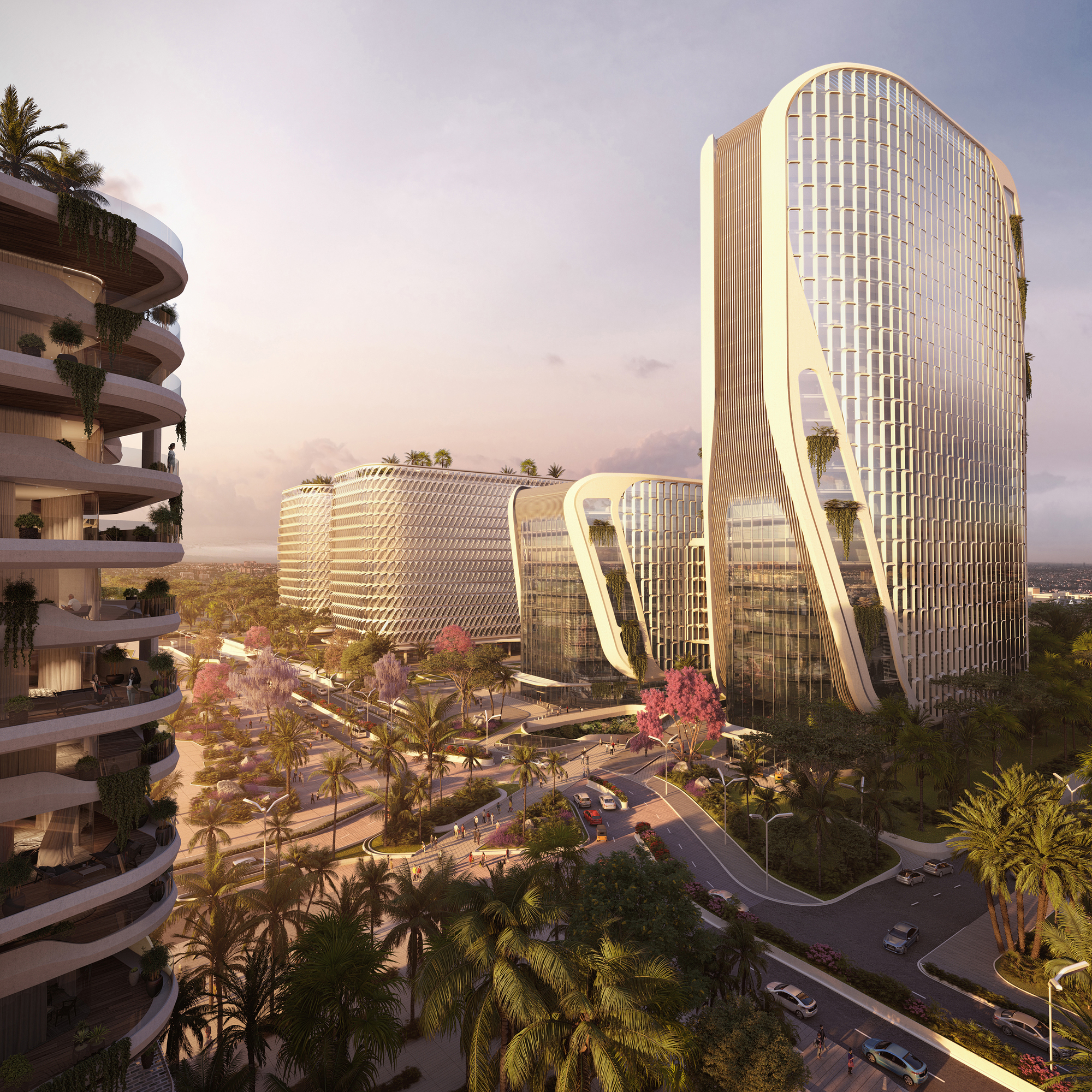 Gallery of UNStudio Designs a Smart Karle Town Center Masterplan for ...