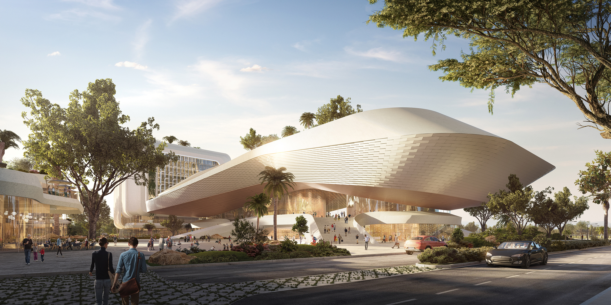Gallery of UNStudio Designs a Smart Karle Town Center Masterplan for ...