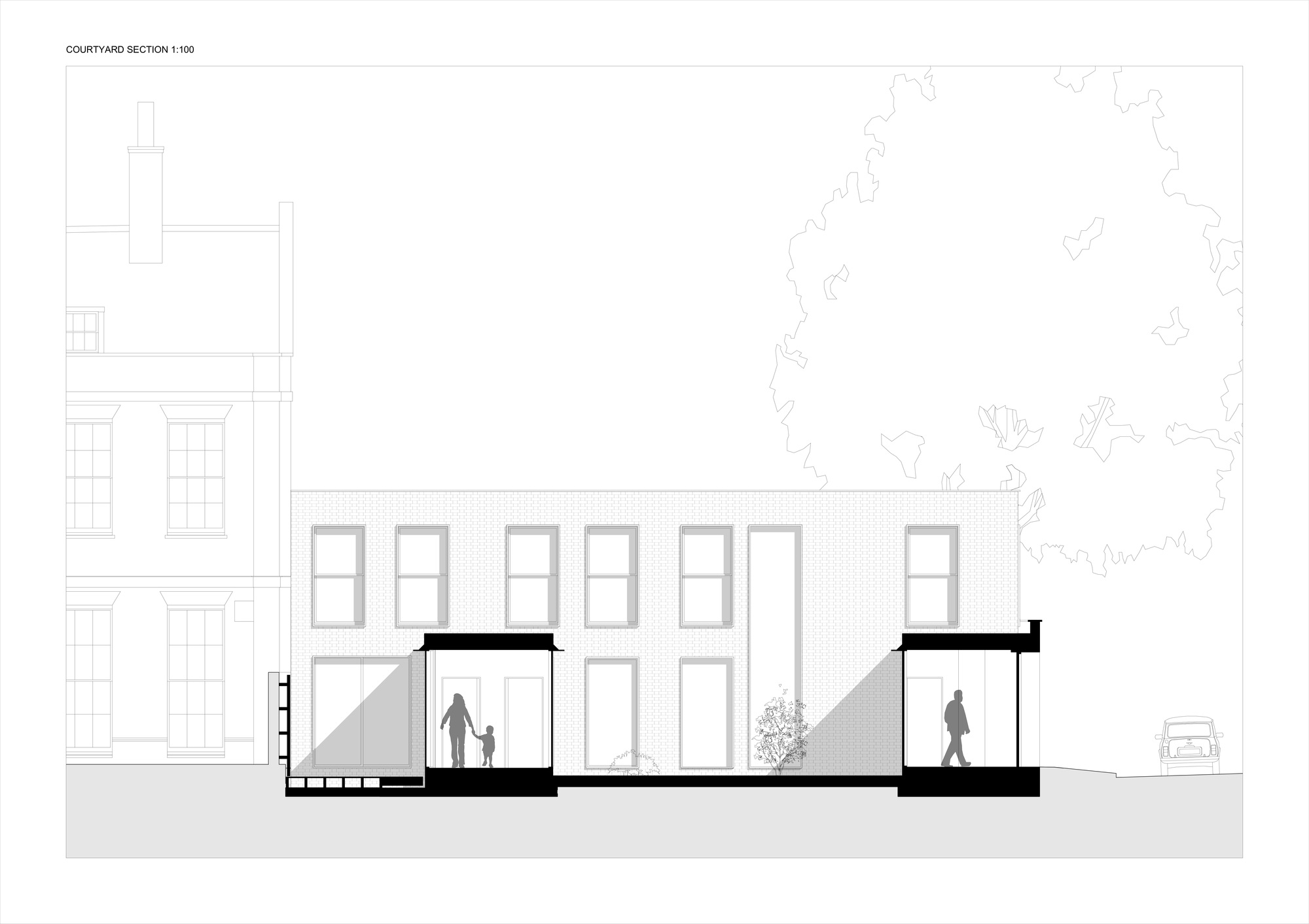 Gallery of Prefabricated Islington Courtyard House / Mitzman Architects ...