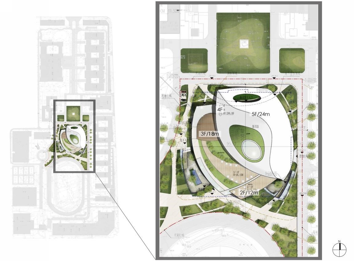 Gallery of Chongqing Real Estate College Library / PH Alpha Design - 21
