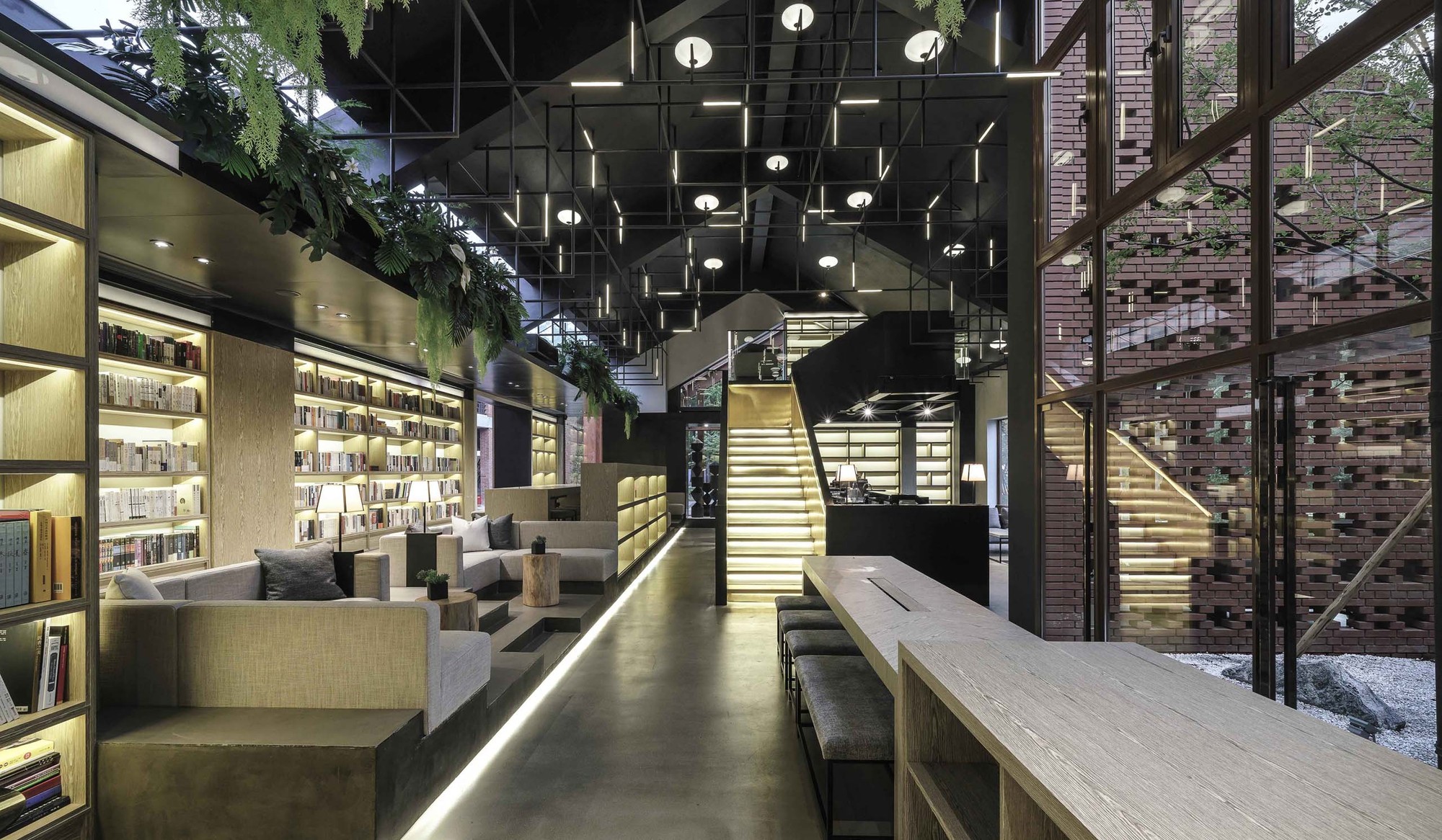 Gallery of Liva Riverside Book Bar Reconstruction of ECNU / Lacime ...