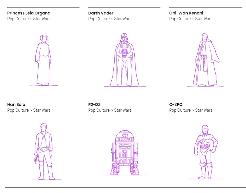 Gallery of Dimensions.Guide Creates Online Database of Scaled Figures ...
