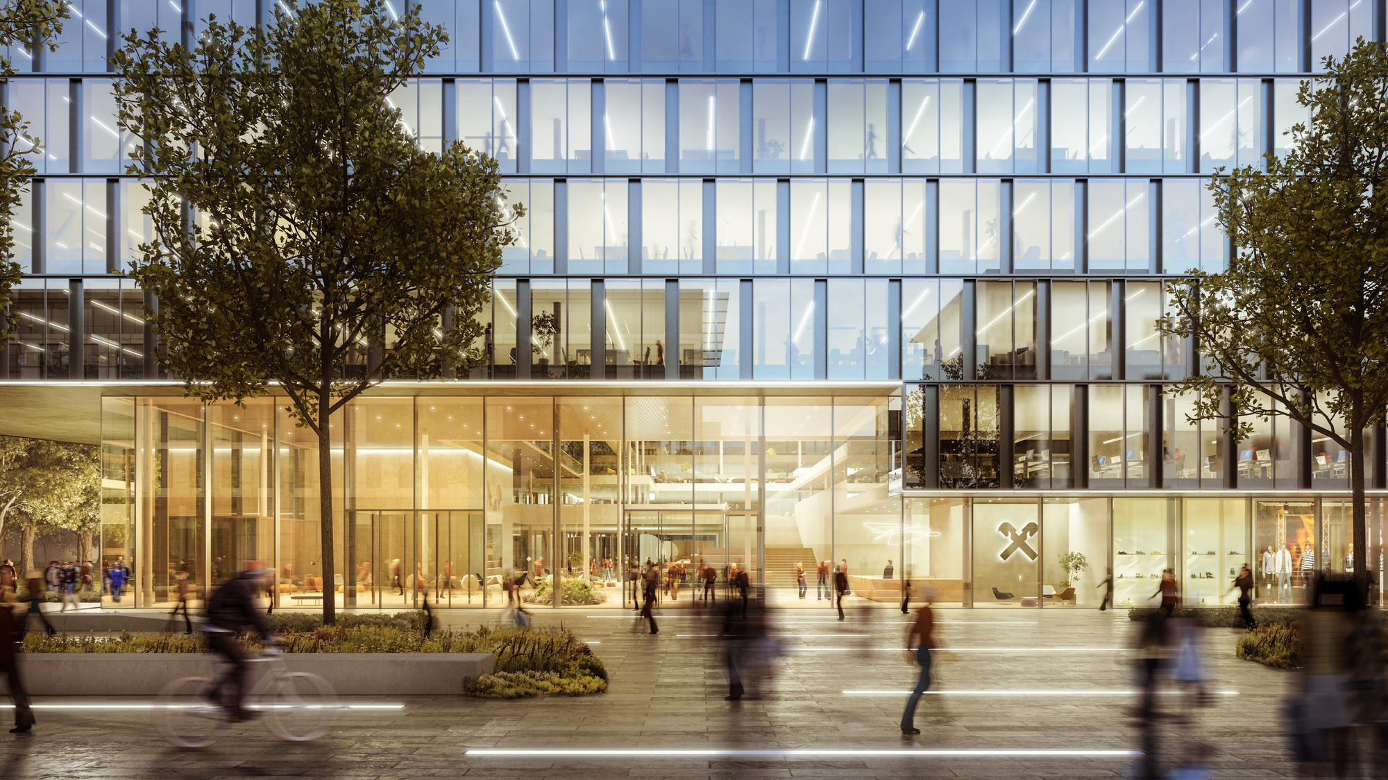 Gallery of HENN Reveals Floating Banking Campus in Austria - 3