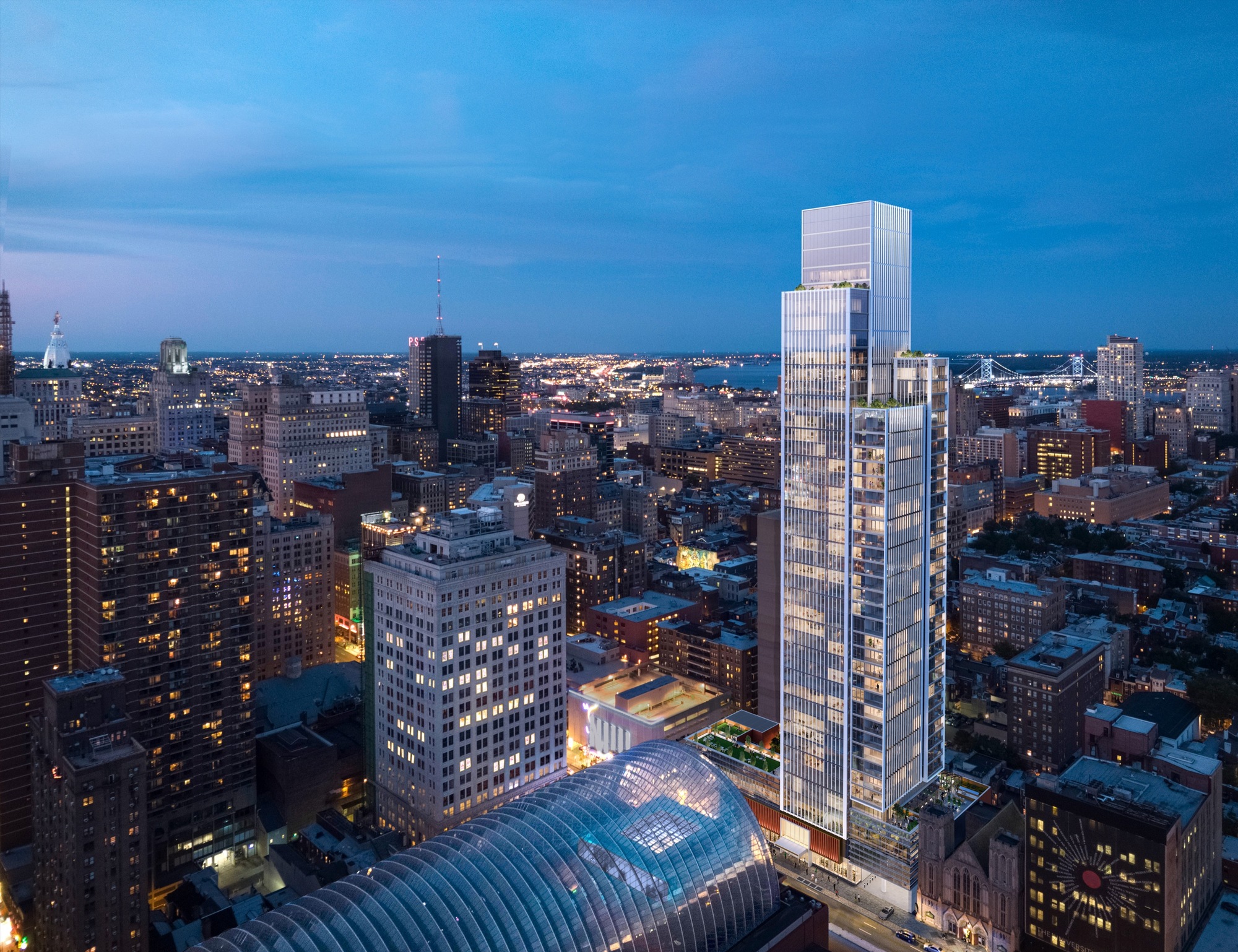KPF Breaks Ground on First Philadelphia Residential Tower | ArchDaily