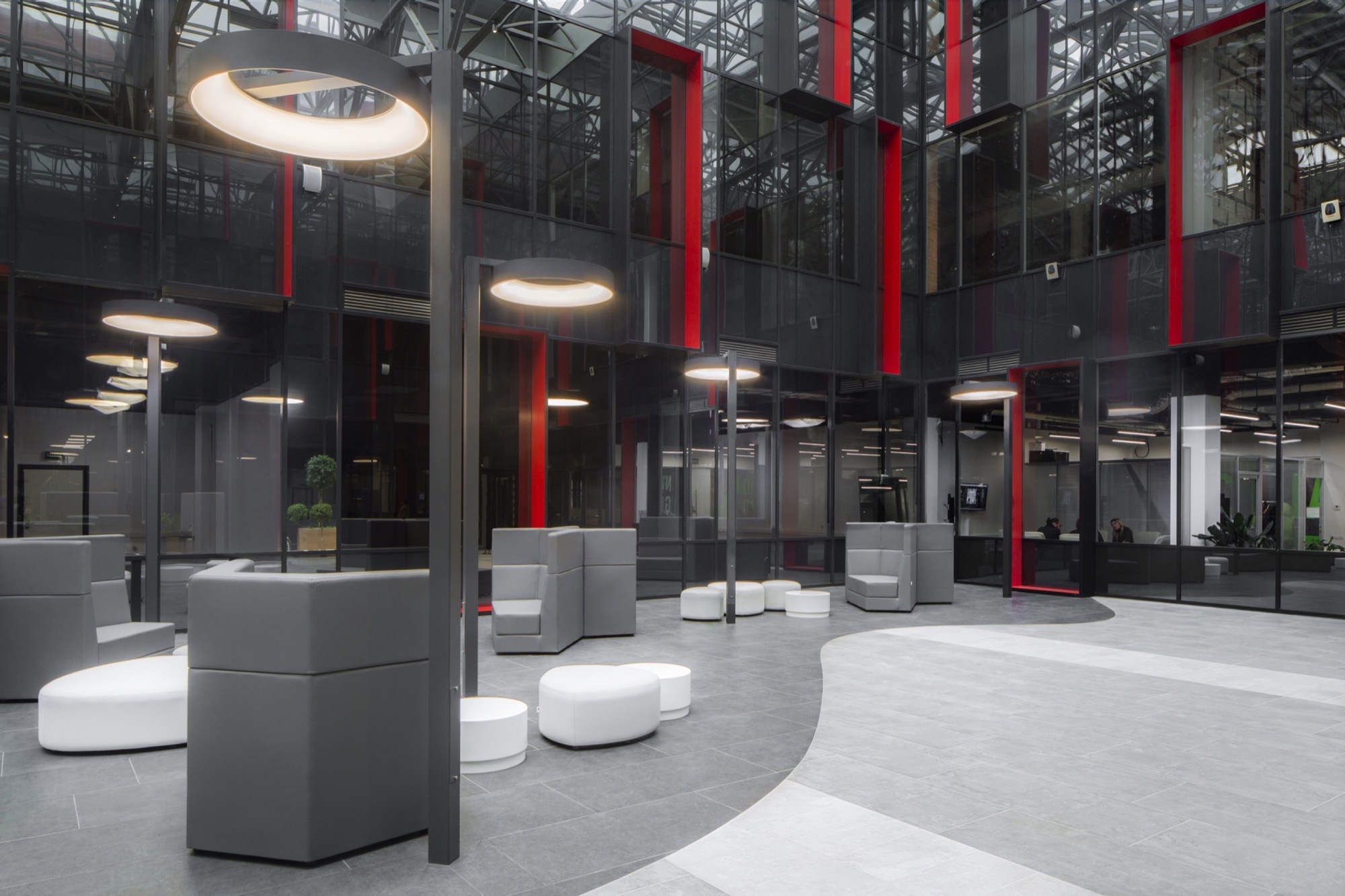 Gallery of Neo Geo Business Center Interiors / T+T Architects - 7