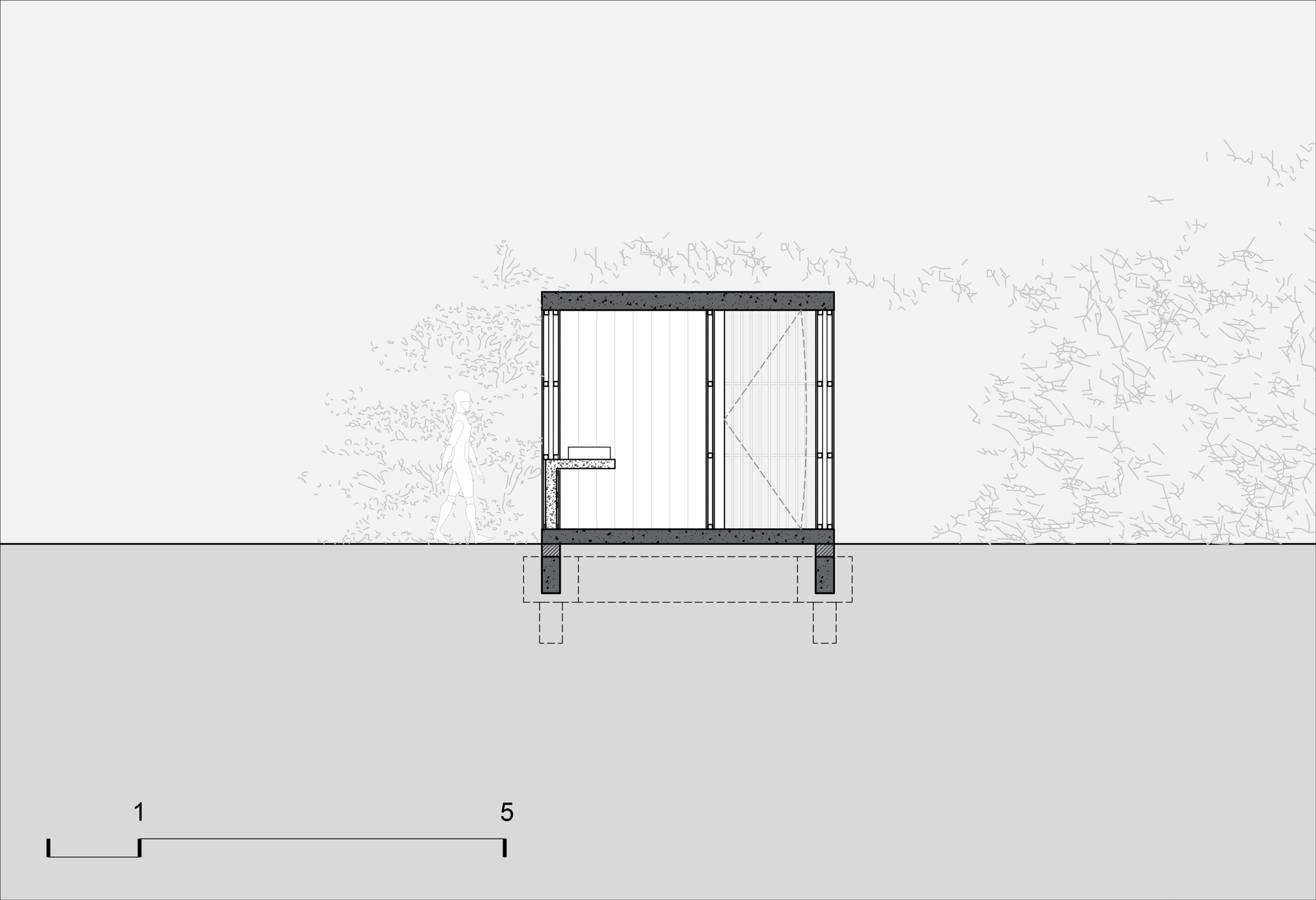 Gallery of Bath and Storage Pavilion / Estúdio Rossi Arquitetos - 17