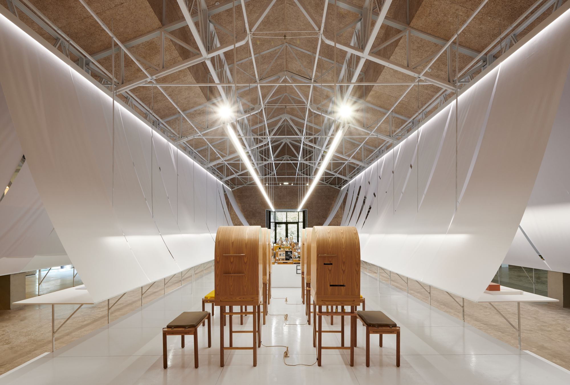 Gallery of Paper Roof Exhibition Space / B+P Architects - 12