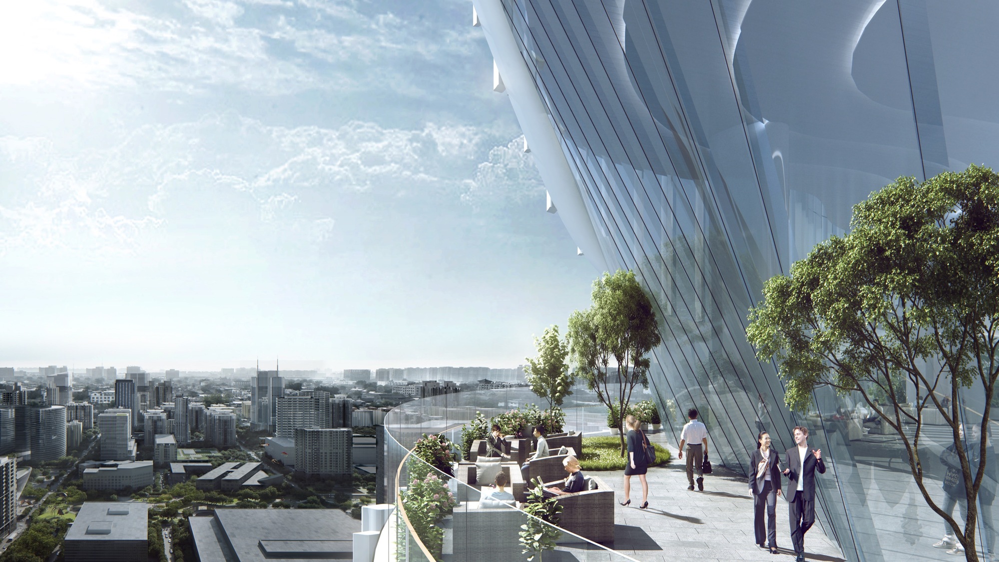 Gallery of EID Design Fluid Sculptural Tower for Kunming, China - 9