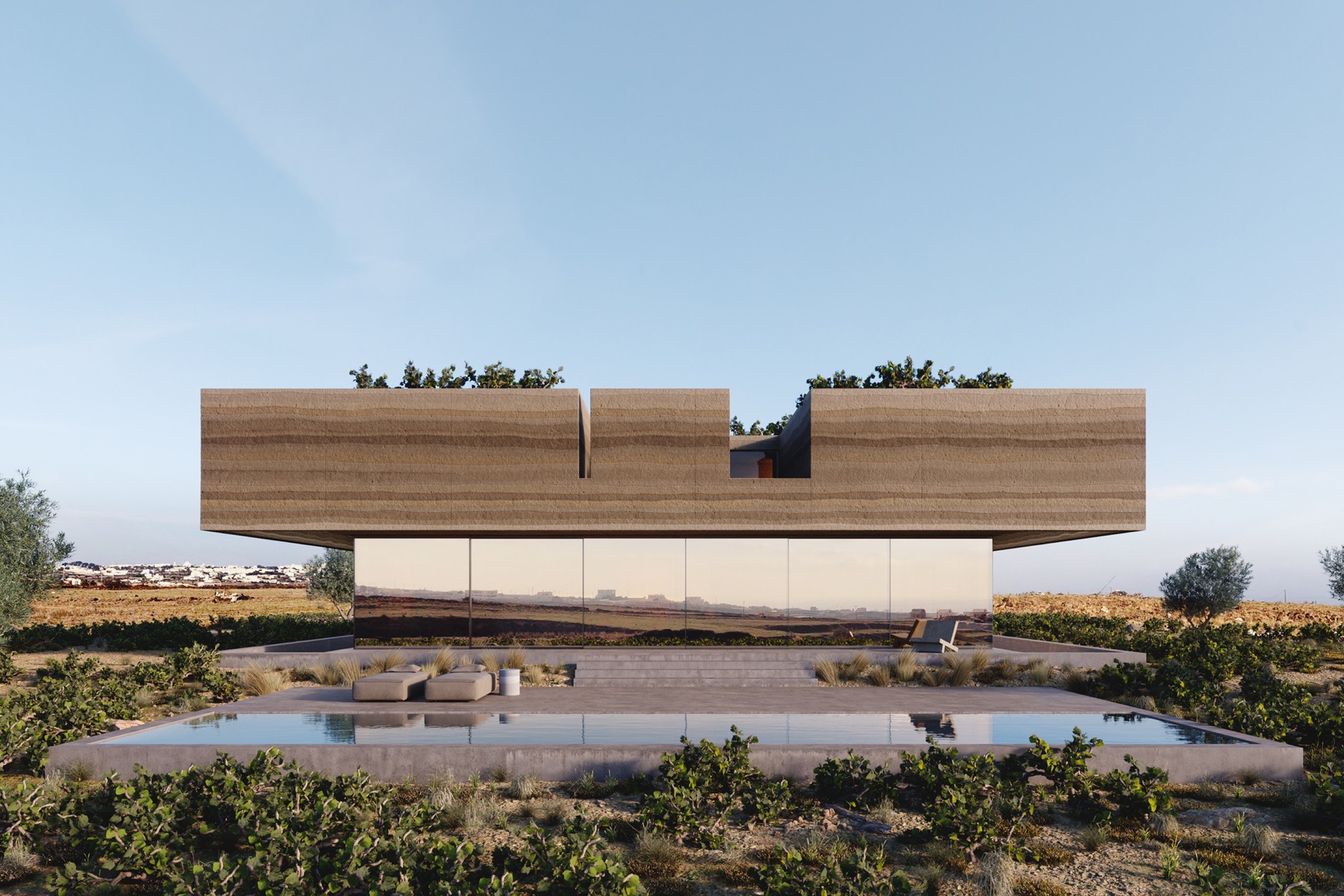 The House Of Kapsimalis Architects In Santorini Emerges From A Cave