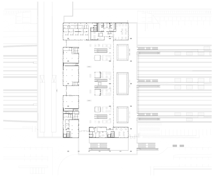 Gallery of Train Stations: Examples of Floor Plans and Sections - 23