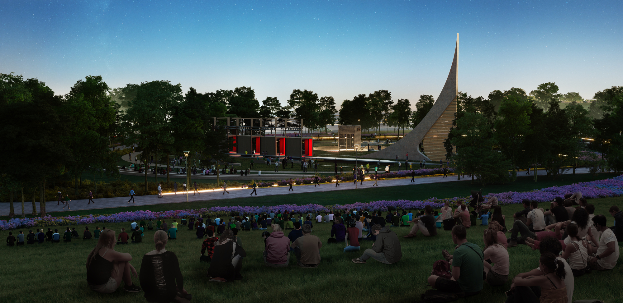 Gallery of ONZ Repurpose Abandoned Stadium into Urban Park with ...