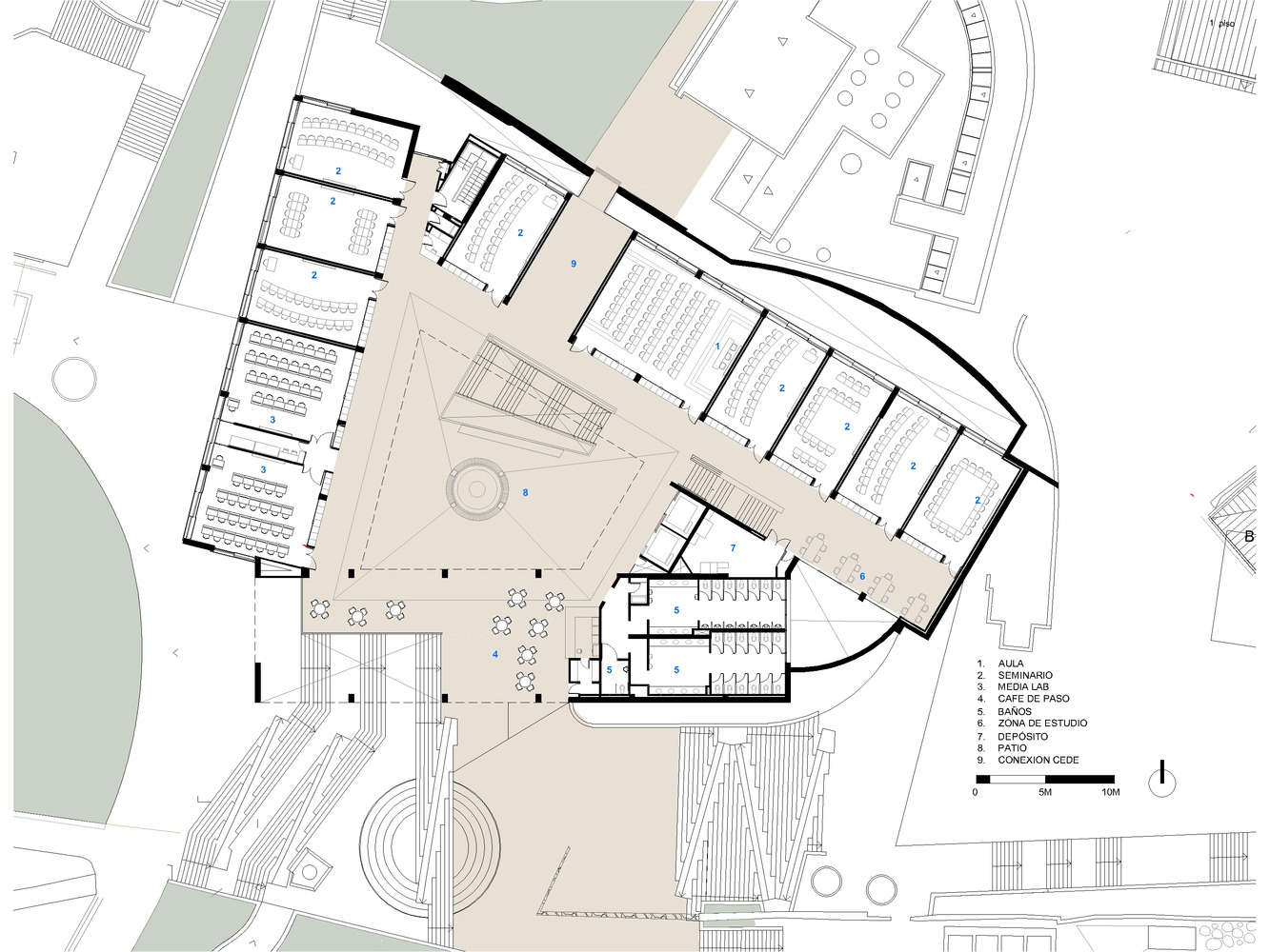 Galeria de Escola de Arquitetura, Universidade de los Andes / Bermúdez ...