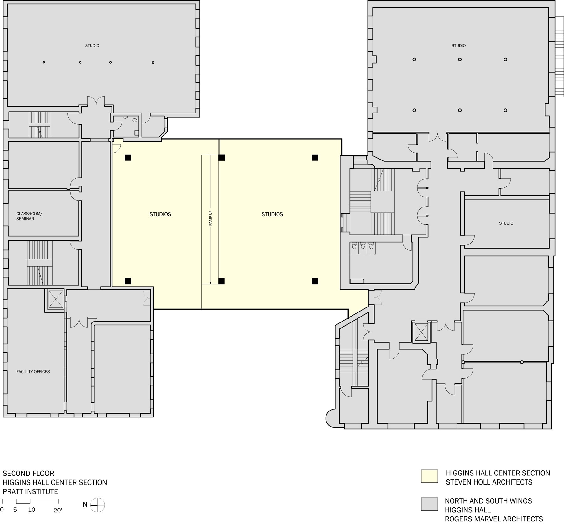 Gallery of Pratt Institute, Higgins Hall Insertion / Steven Holl ...