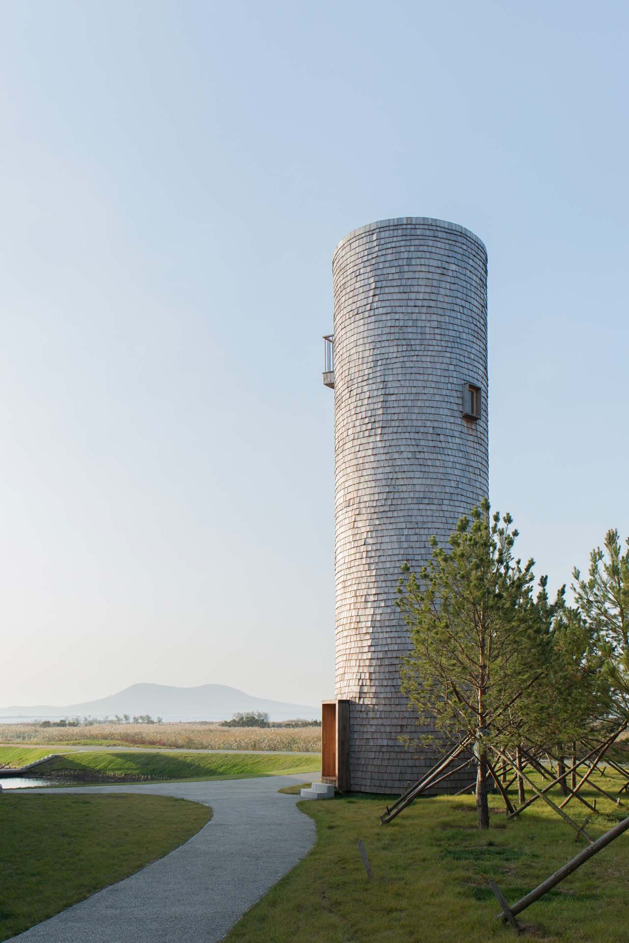 Gallery of Swan Lake Bridge House and Viewing Tower / TAO - Trace ...
