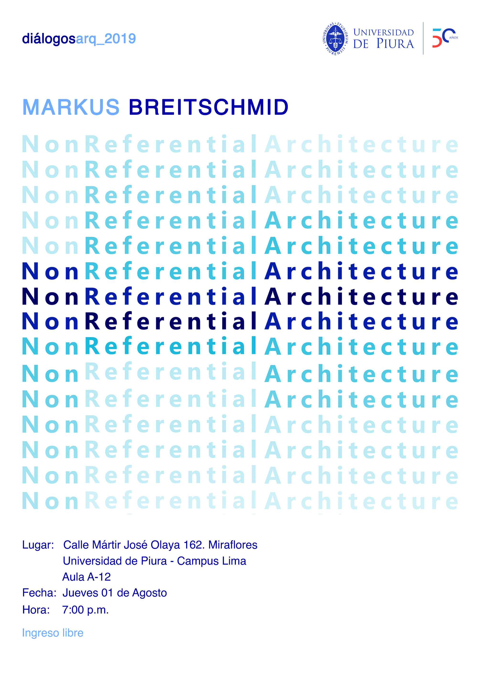 Conferencia de Markus Breitschmid en la Universidad de Piura - Campus ...