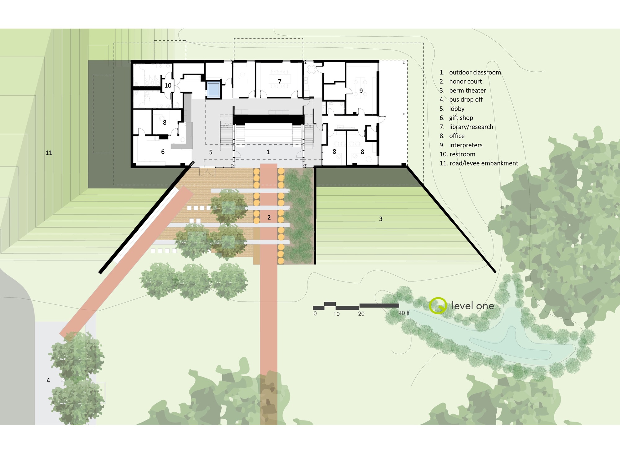 Gallery of Jacksonport State Park Visitor Center / Polk Stanley Wilcox ...