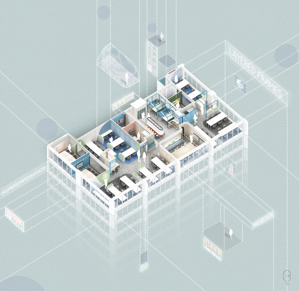 Gallery of Layered Frames Workplace / Bean Buro - 33