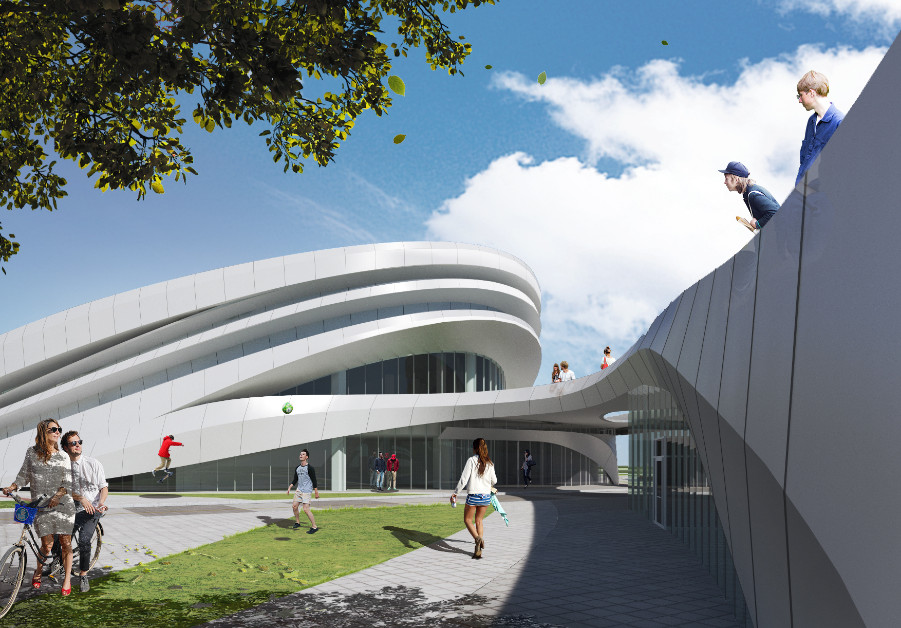 ANU Design Group Creates a Three-Dimensional Landscape for the Chungnam ...