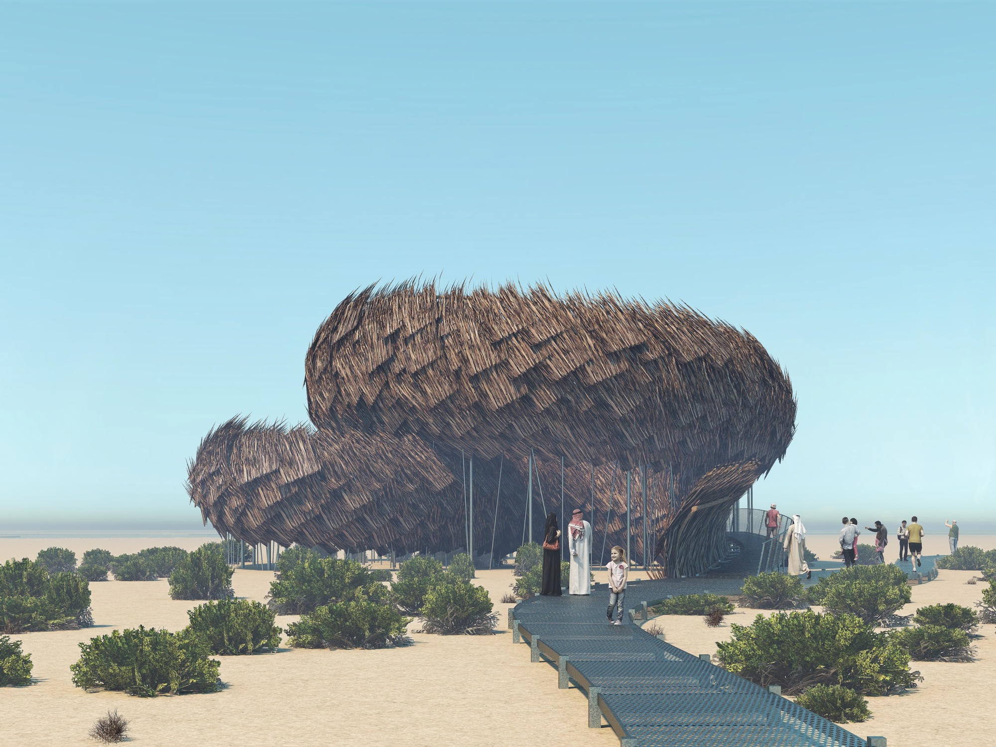 Gallery of Winning Designs for Abu Dhabi Flamingo Observation Tower - 3