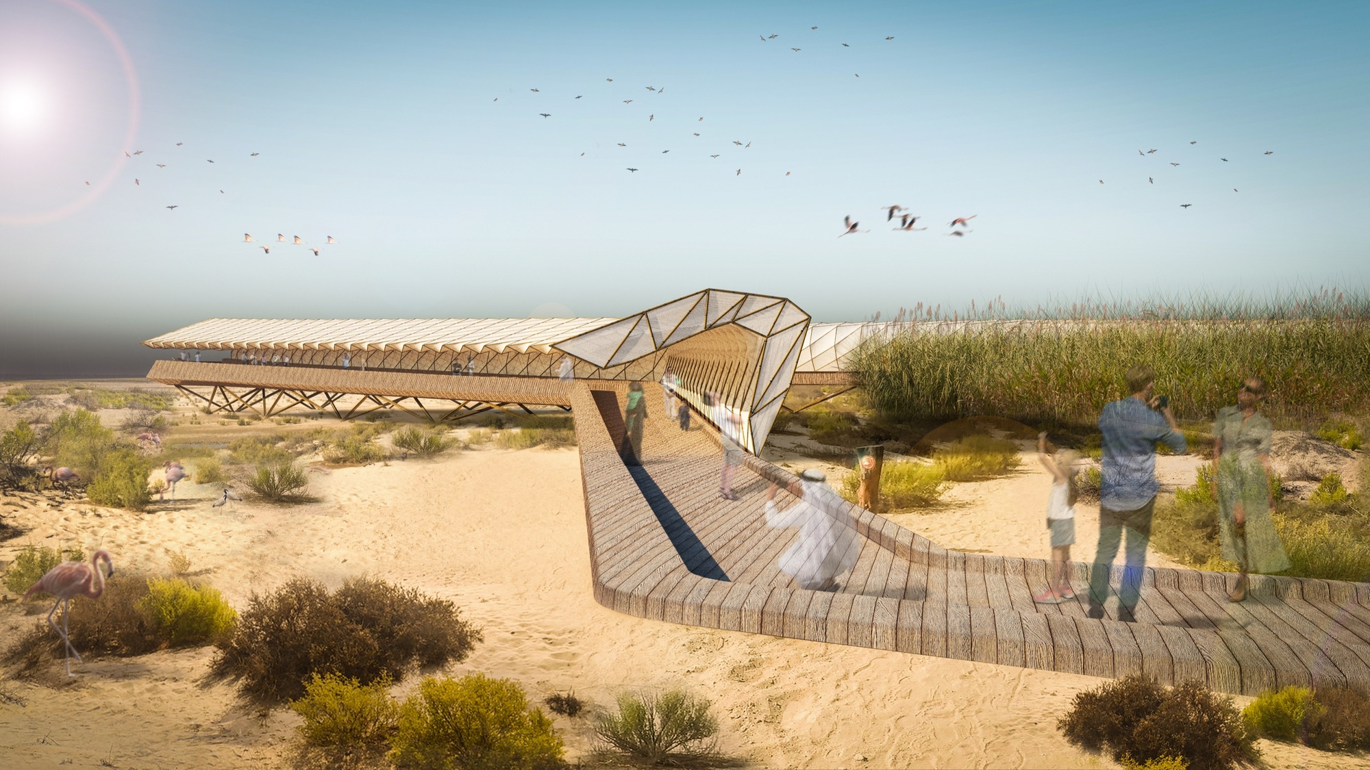 Gallery of Winning Designs for Abu Dhabi Flamingo Observation Tower - 10