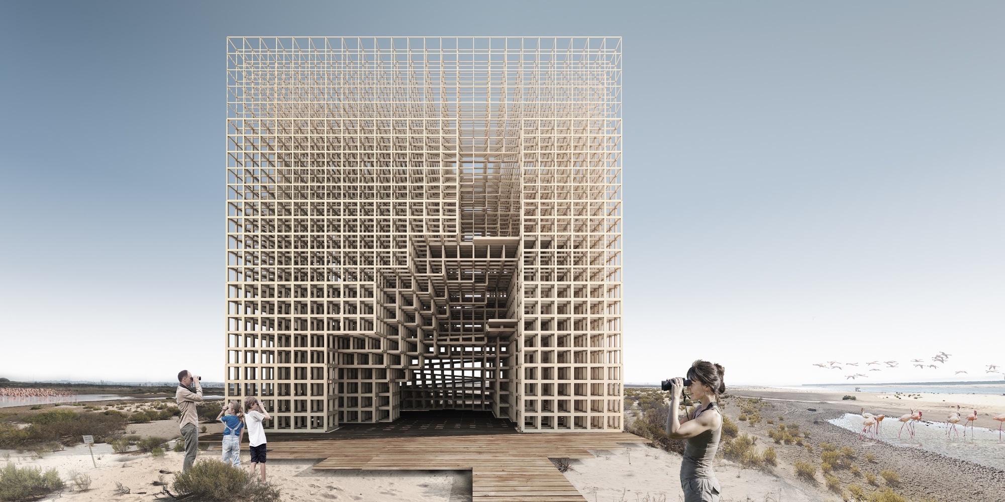 Gallery of Winning Designs for Abu Dhabi Flamingo Observation Tower - 11