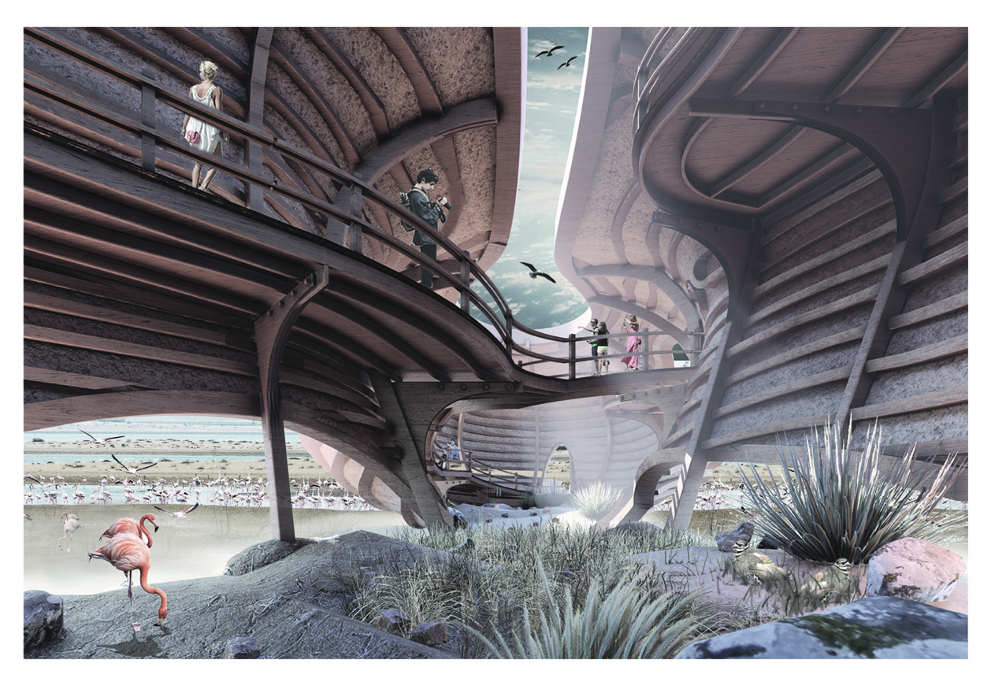 Gallery of Winning Designs for Abu Dhabi Flamingo Observation Tower - 21