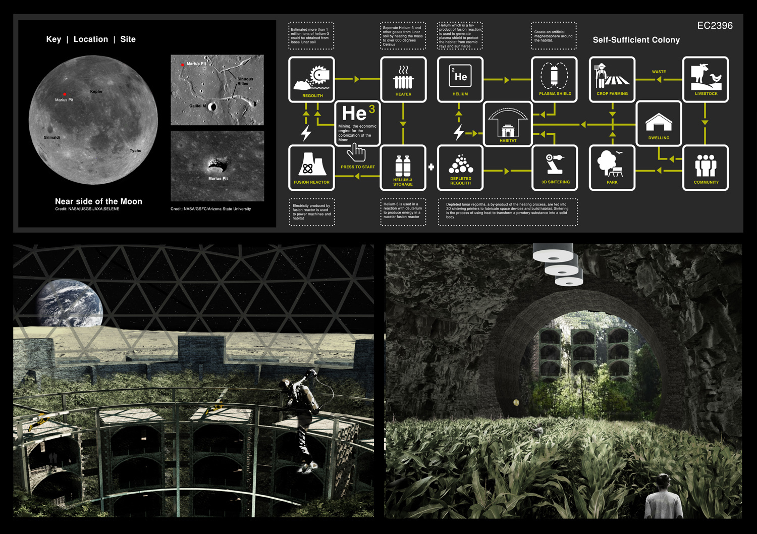 Gallery of 15 Architecture Projects for Life in Space - 15