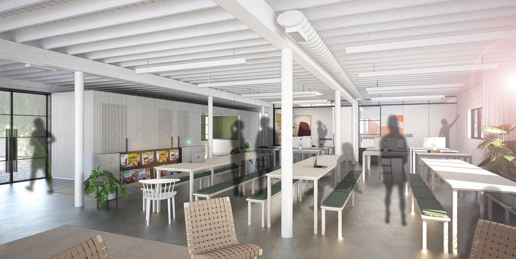 Gallery of The Commune Collaborative Workspace / Hunt Architecture - 36