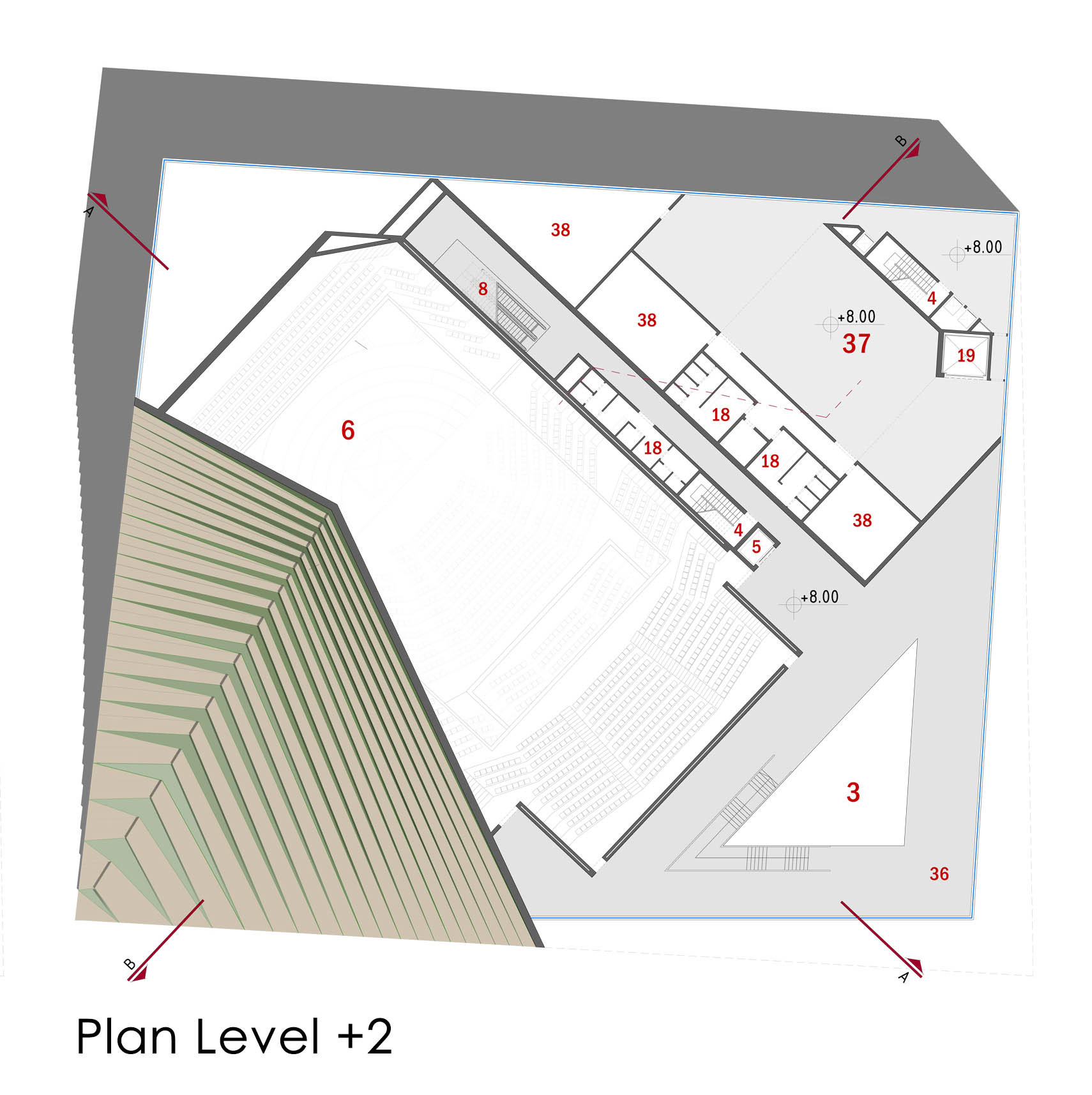 Gallery of Award-Winning Design of Tokyo Music Hall Transforms Roof ...
