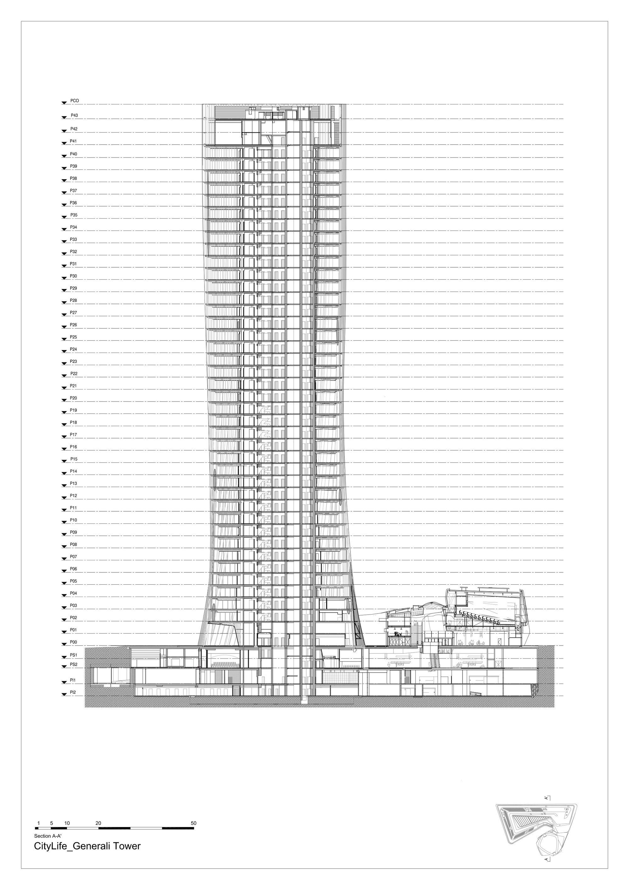 Gallery of Generali Tower / Zaha Hadid Architects - 35