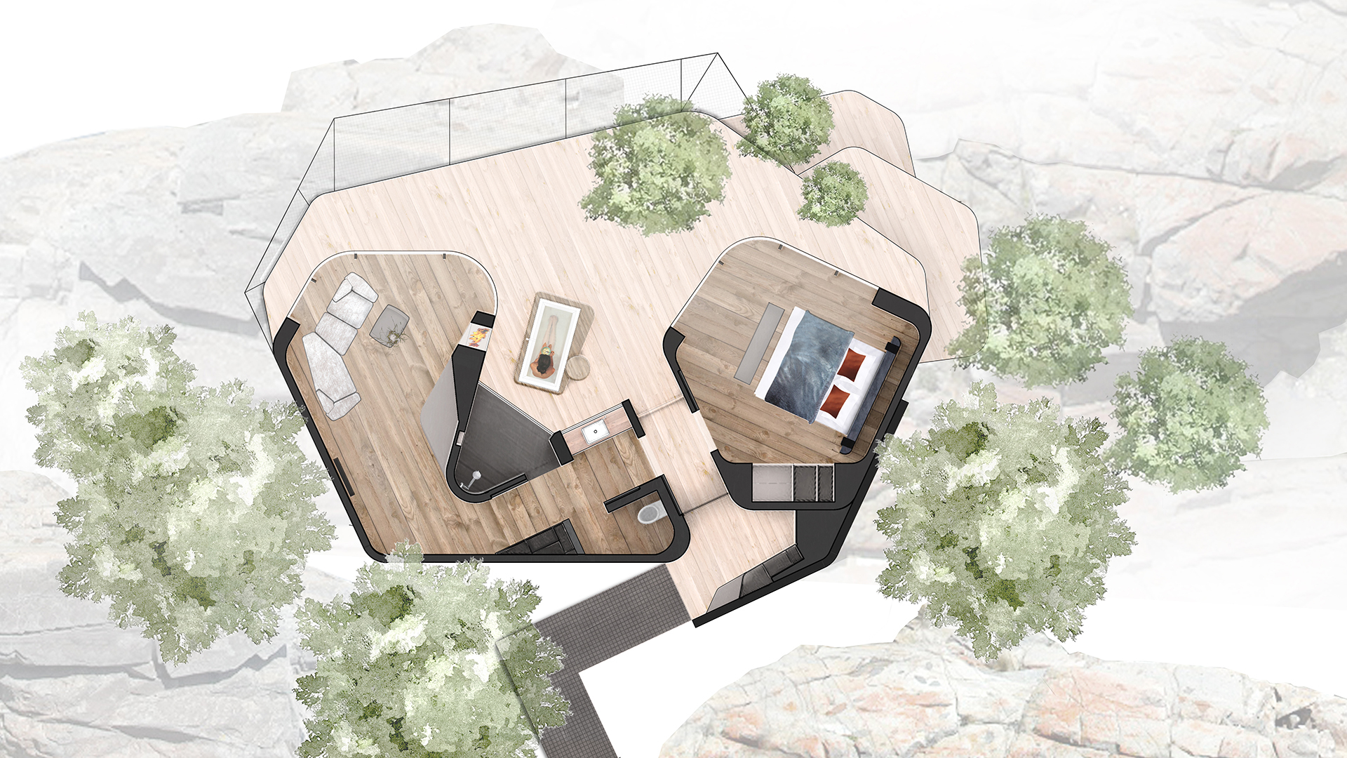 Gallery of Coastal Pavilions at Freycinet Lodge / Liminal Architecture - 14