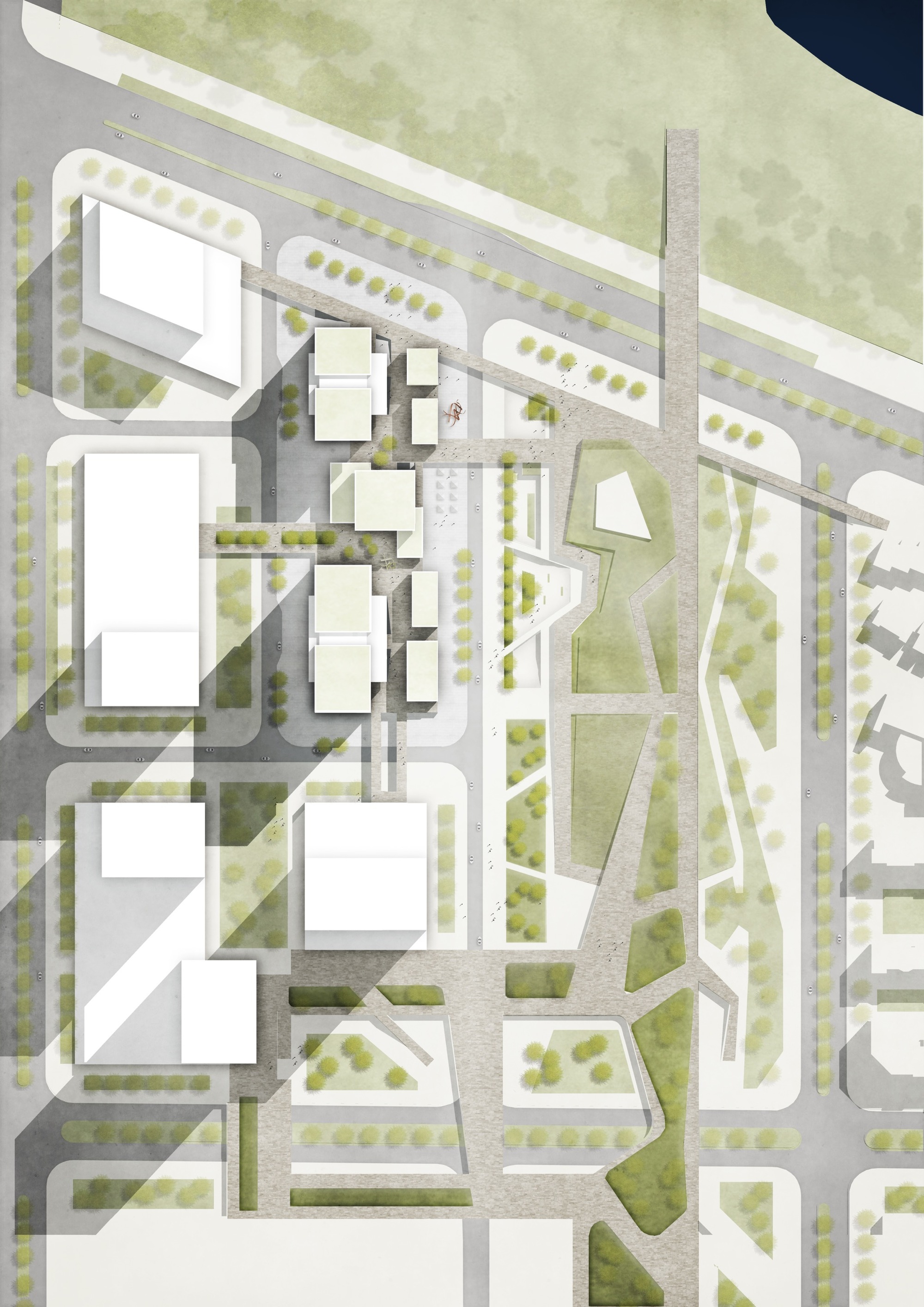 Gallery of gmp Designs Cubic Towers for Shenzhen - 4