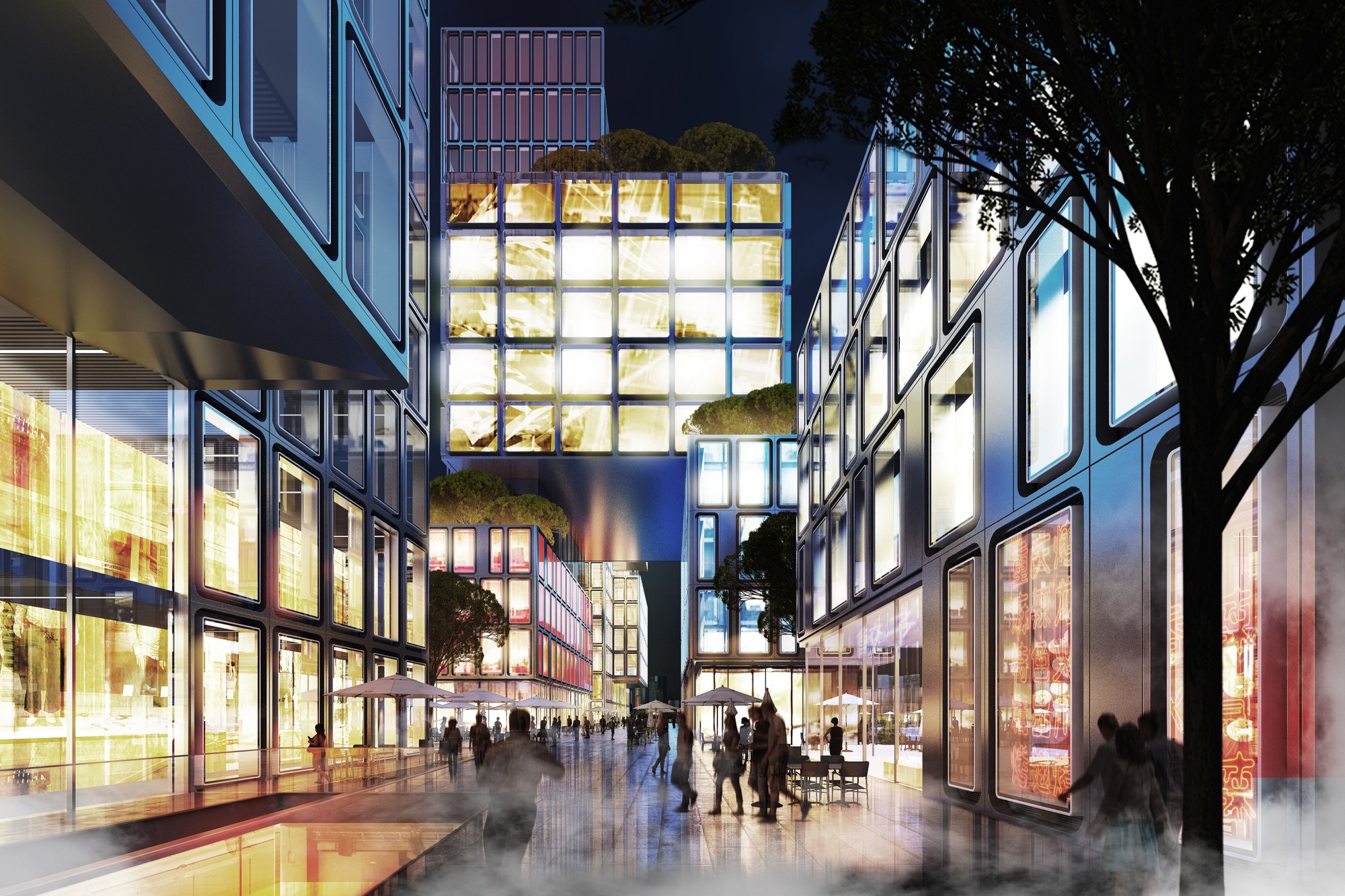 Gallery of gmp Designs Cubic Towers for Shenzhen - 3