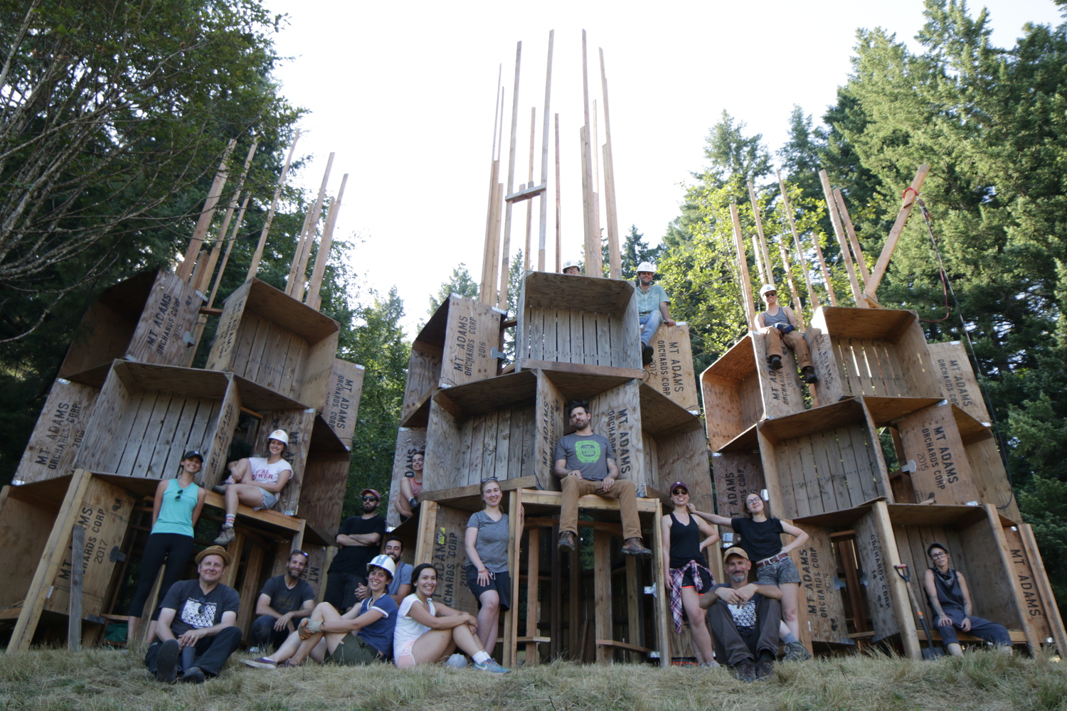 Gallery of PSU Students Create Music Festival Stage from Apple Bins in ...