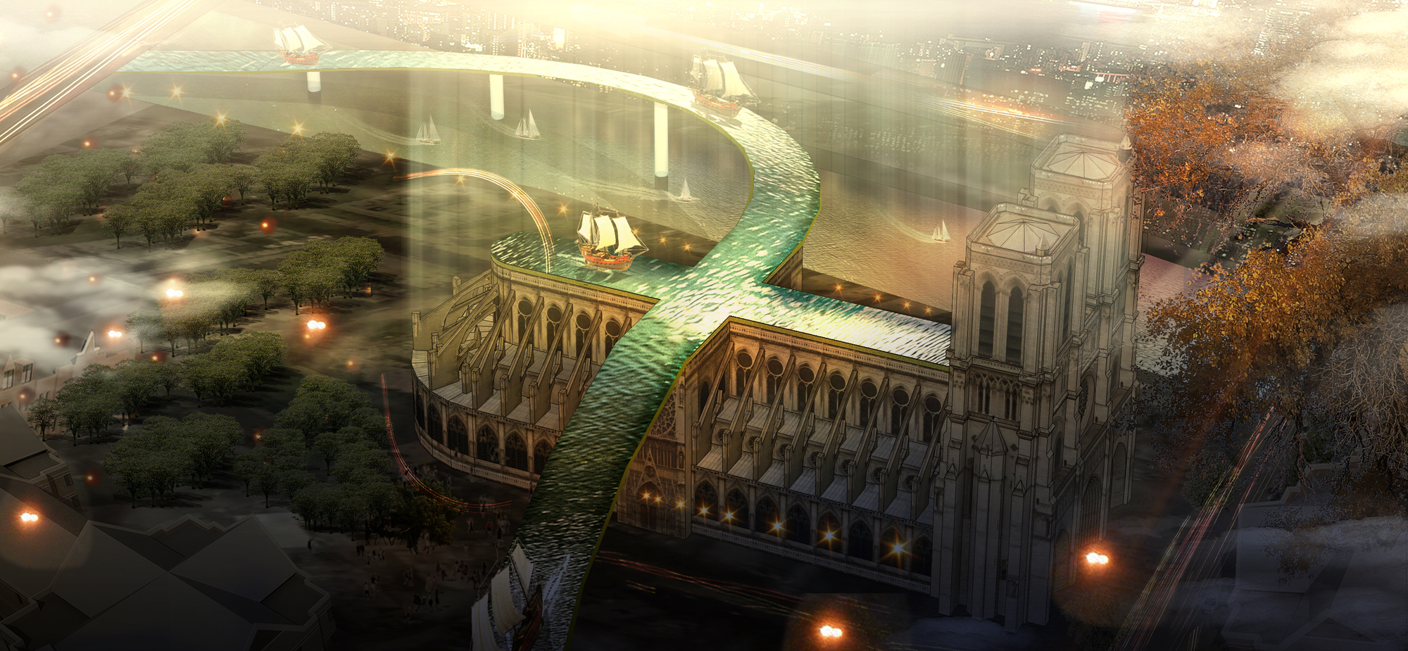 Gallery of Bay Huynh Architects Design Rooftop Waterway for Notre Dame - 2