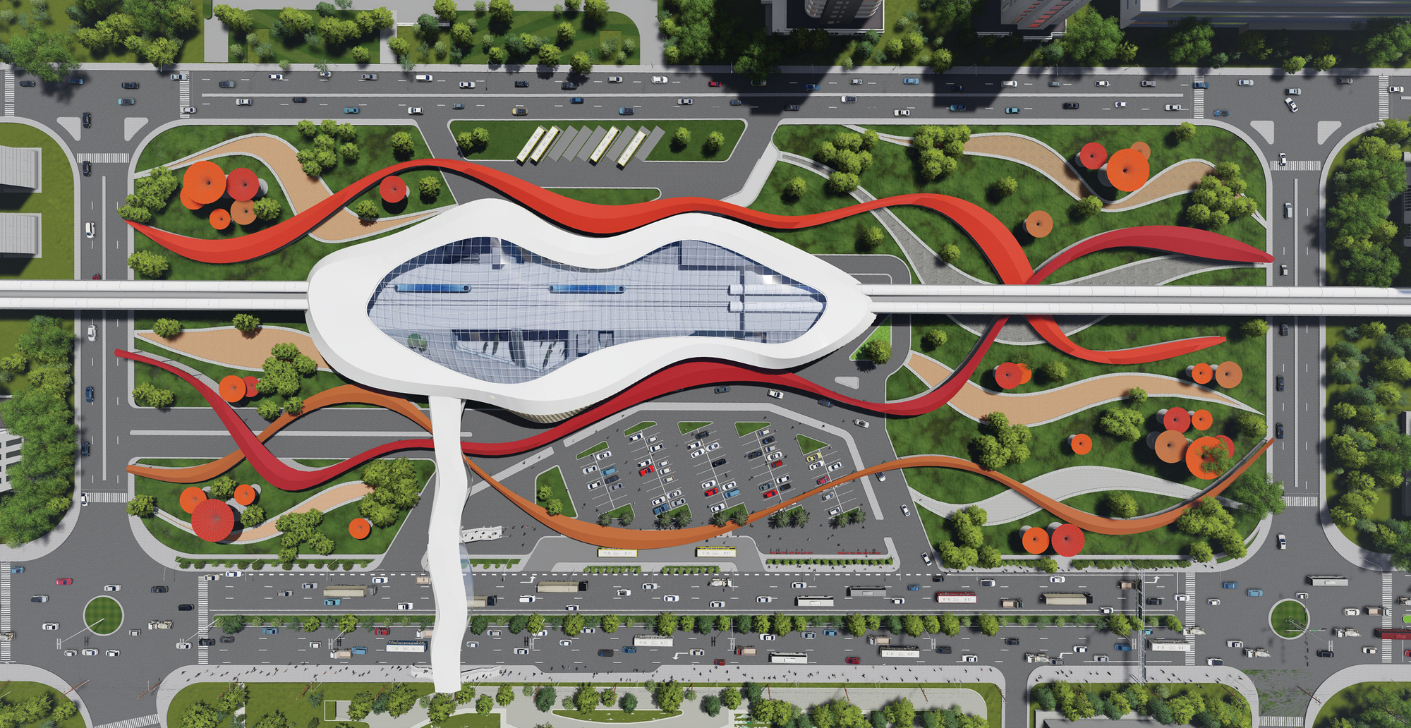 Gallery of Astin John Designs New Hyperloop Terminal for Mumbai - 3