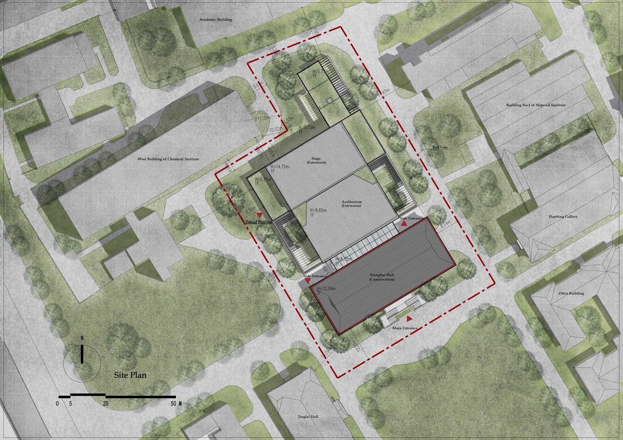 Gallery of Restoration and Extension of Xianghui Hall, Fudan University ...