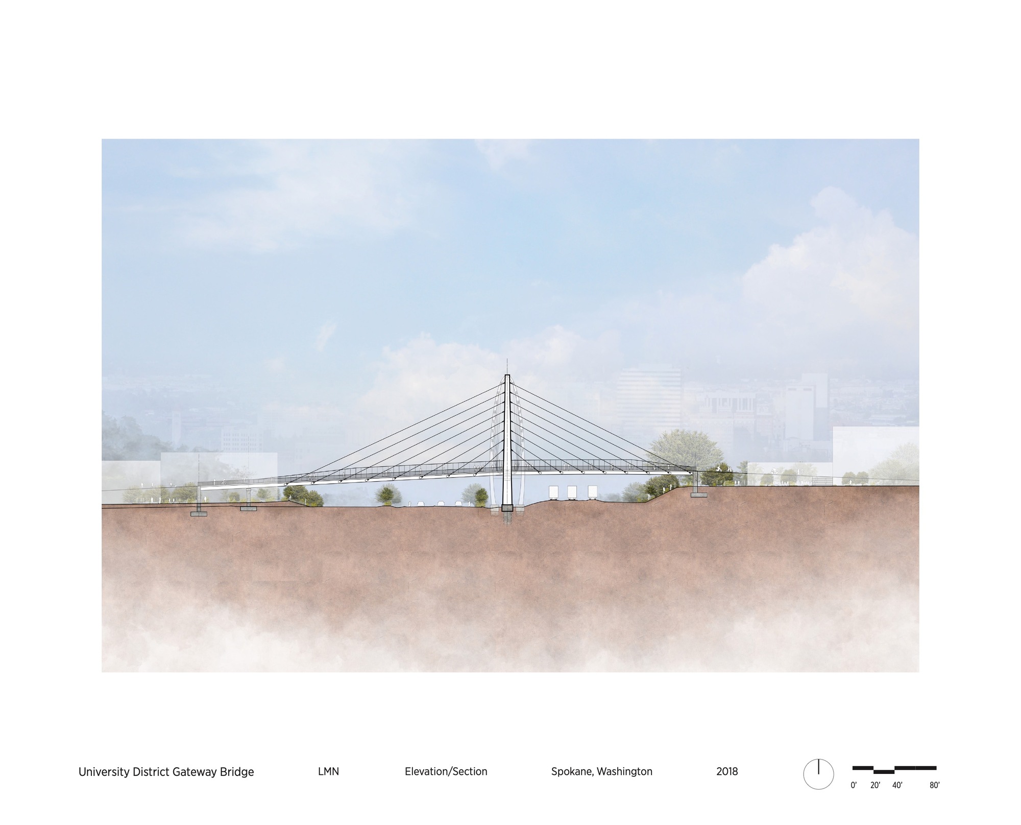 Gallery of University District Gateway Bridge / LMN Architects - 16