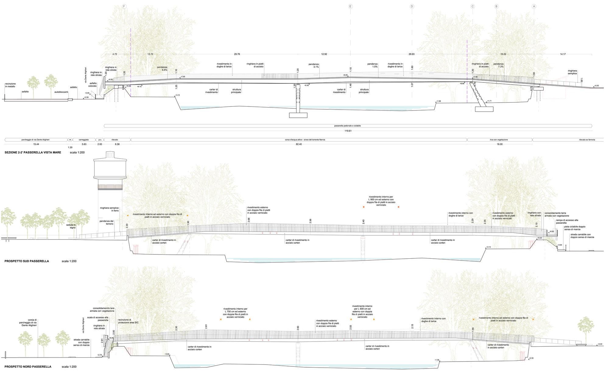 Gallery of Pedestrian And Cycling Bridge / LDArchitects - 35