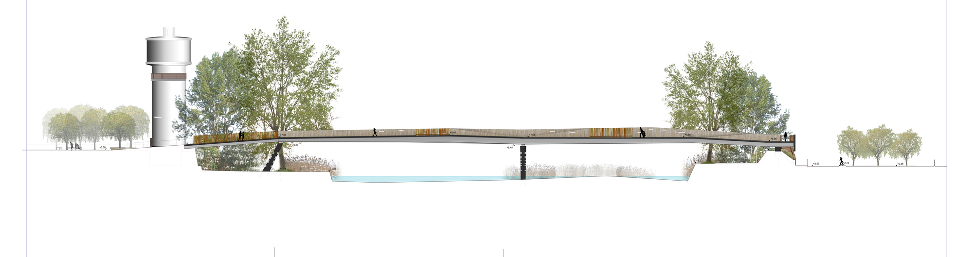 Gallery of Pedestrian And Cycling Bridge / LDArchitects - 33