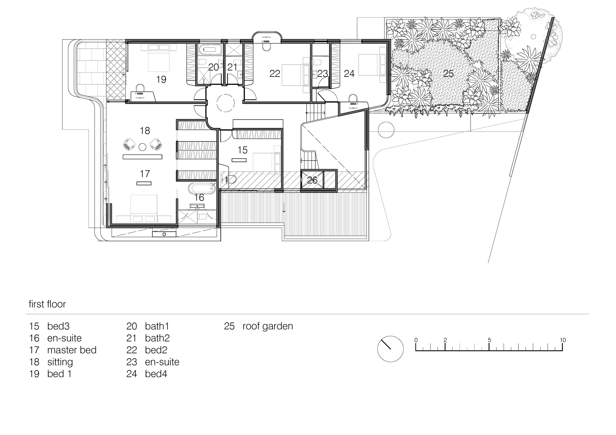 Pittsburgh Hill House Floor Plan