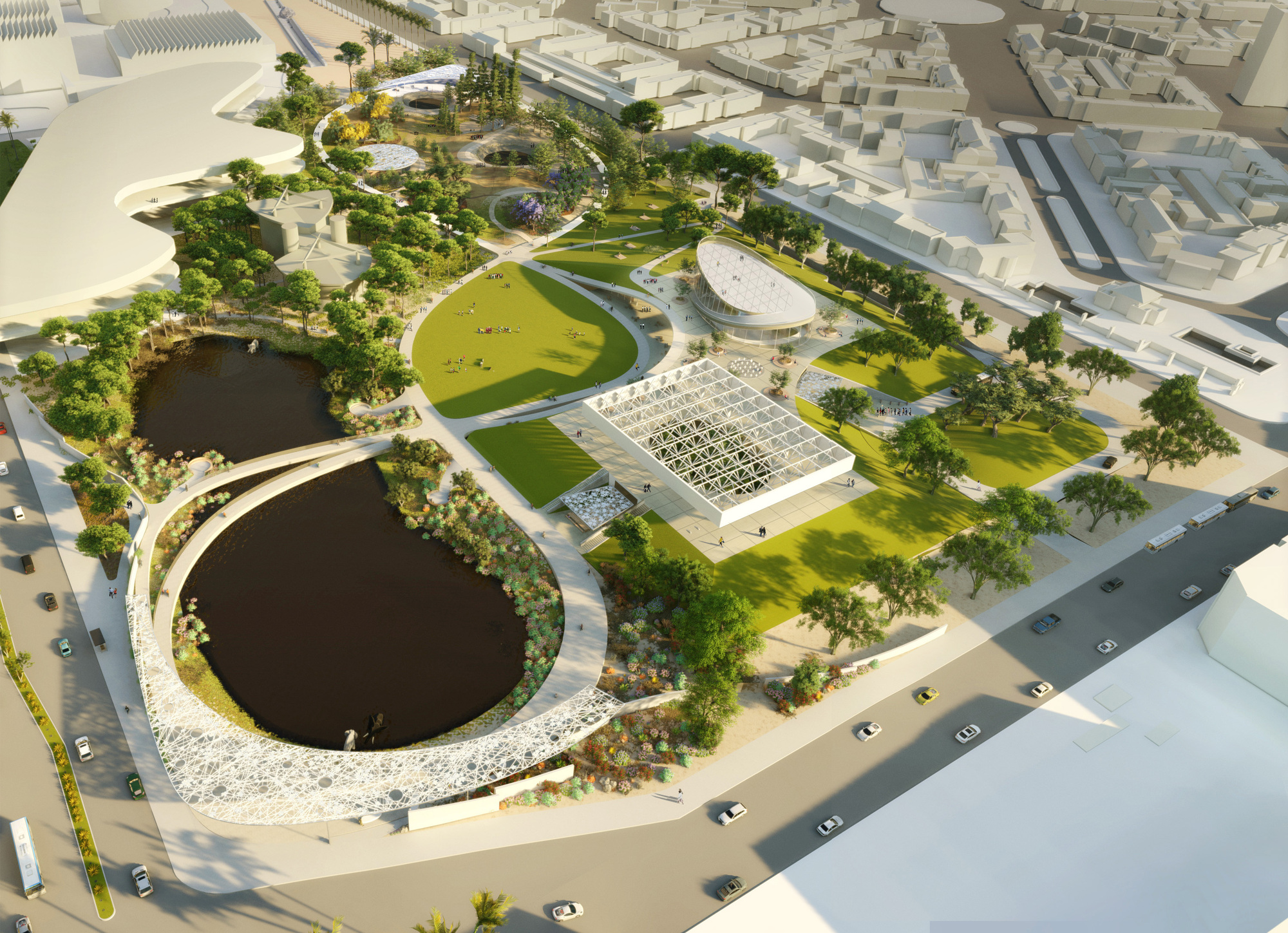 Gallery of Three Concepts Unveiled for La Brea Tar Pits Masterplan in ...