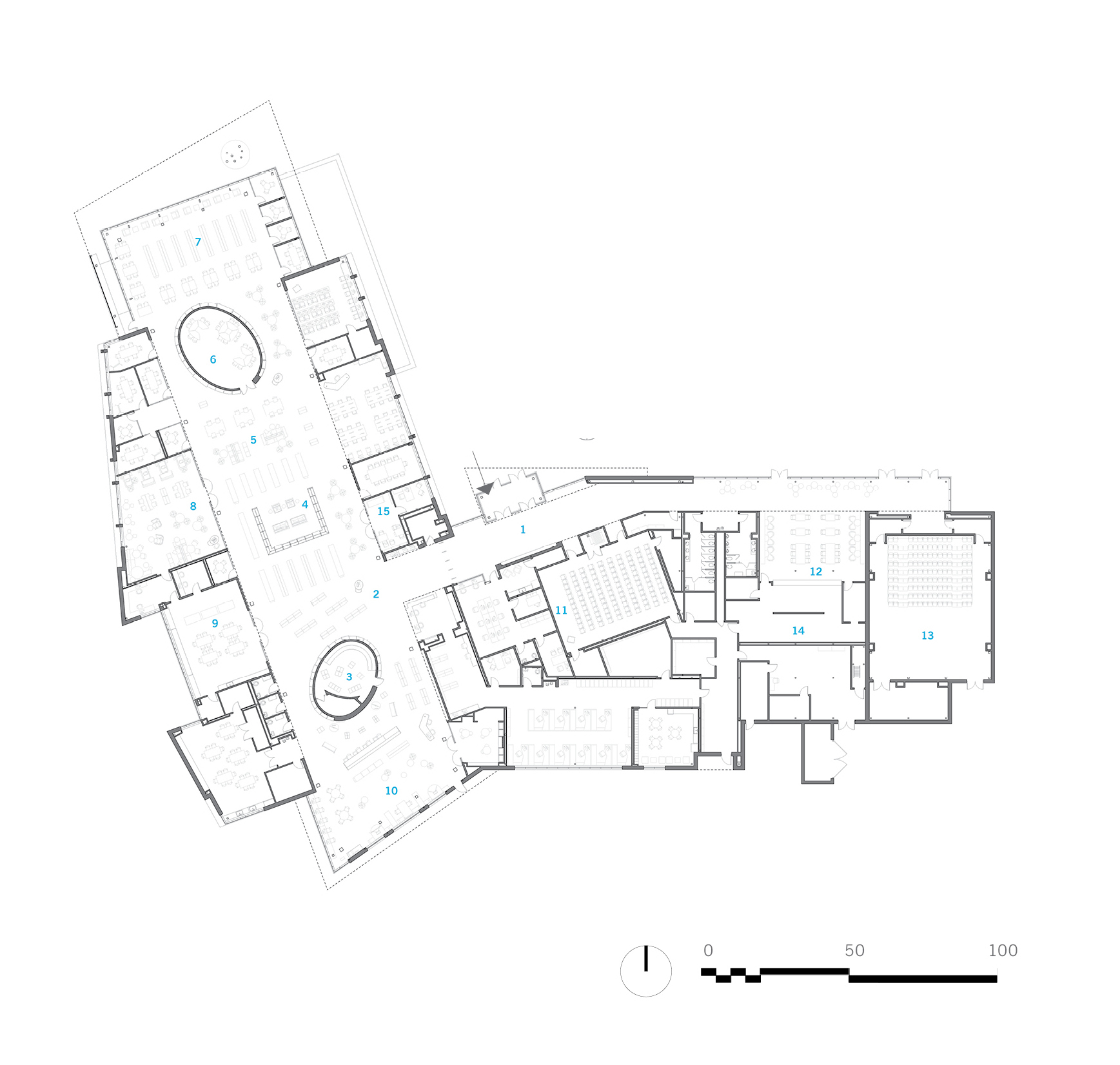 Gallery of Route 9 Library / Perkins&Will - 28