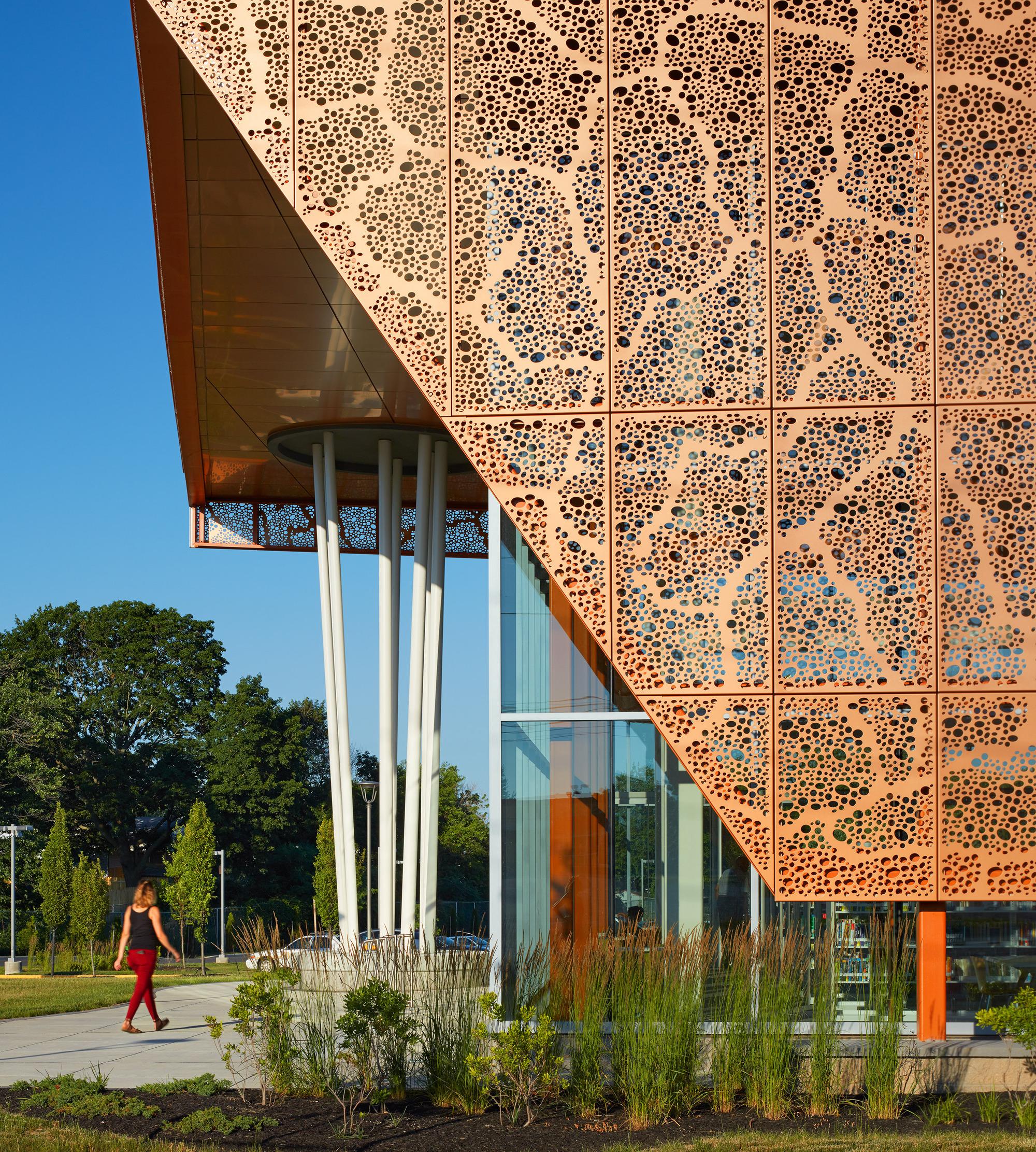 Gallery of Route 9 Library / Perkins and Will - 2