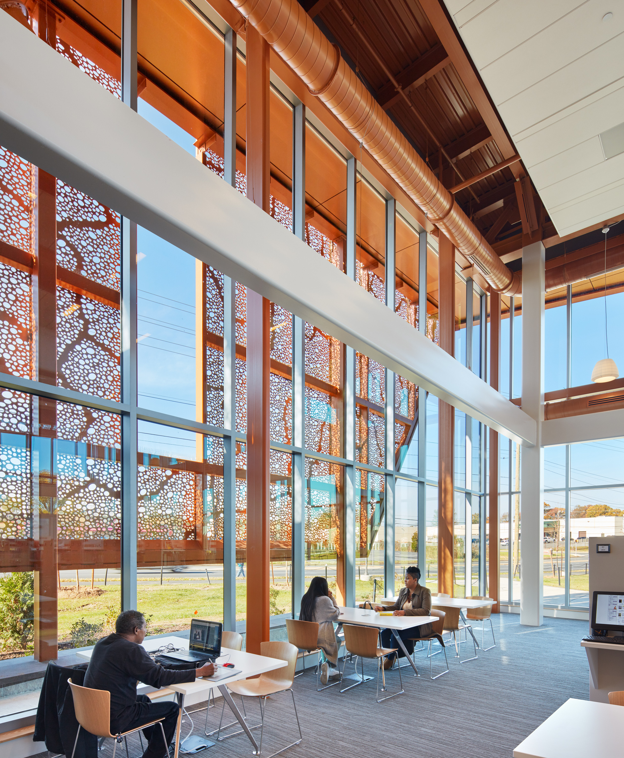 Gallery of Route 9 Library / Perkins and Will - 8