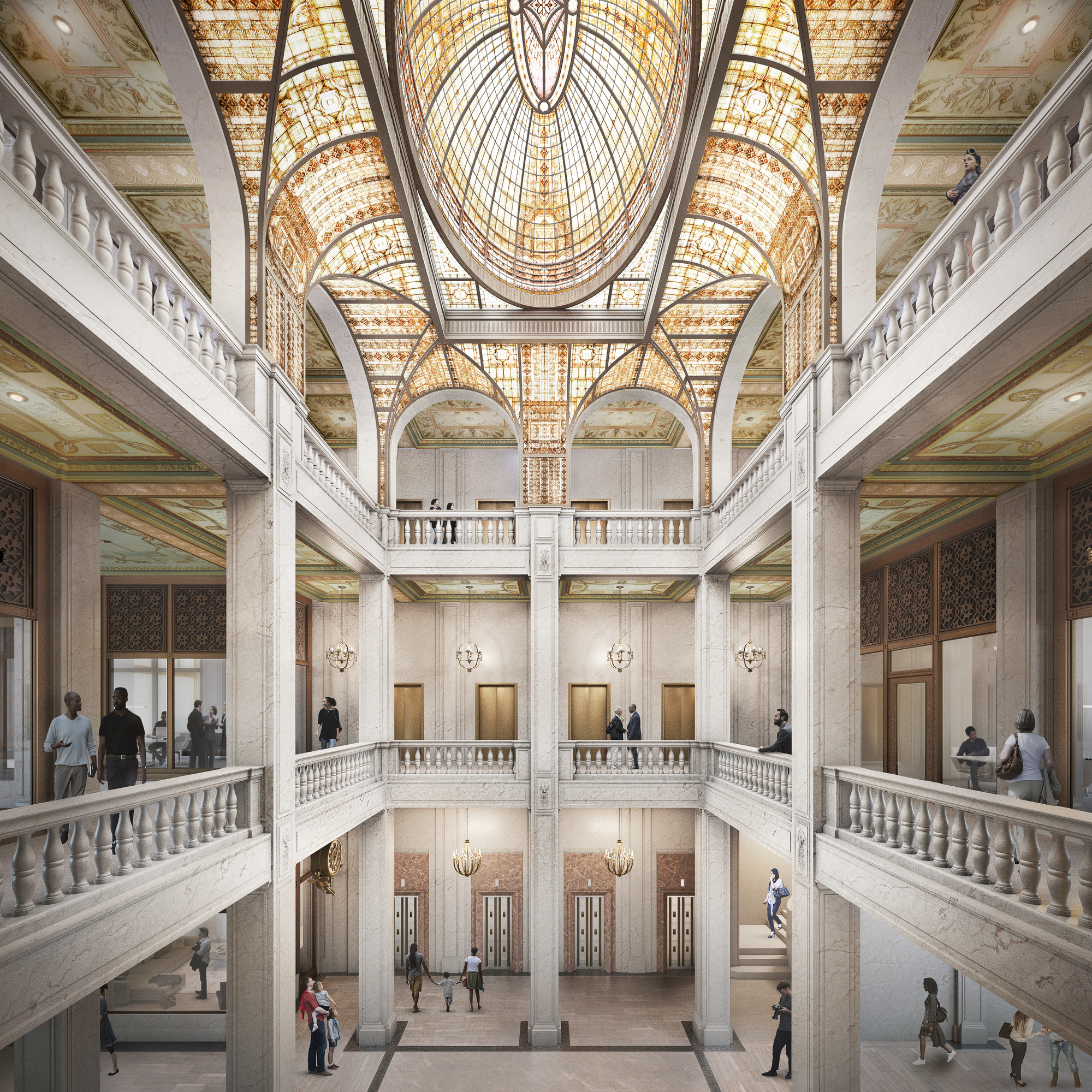 ODA Designs New Detroit Book Tower Rehabilitation Project | ArchDaily