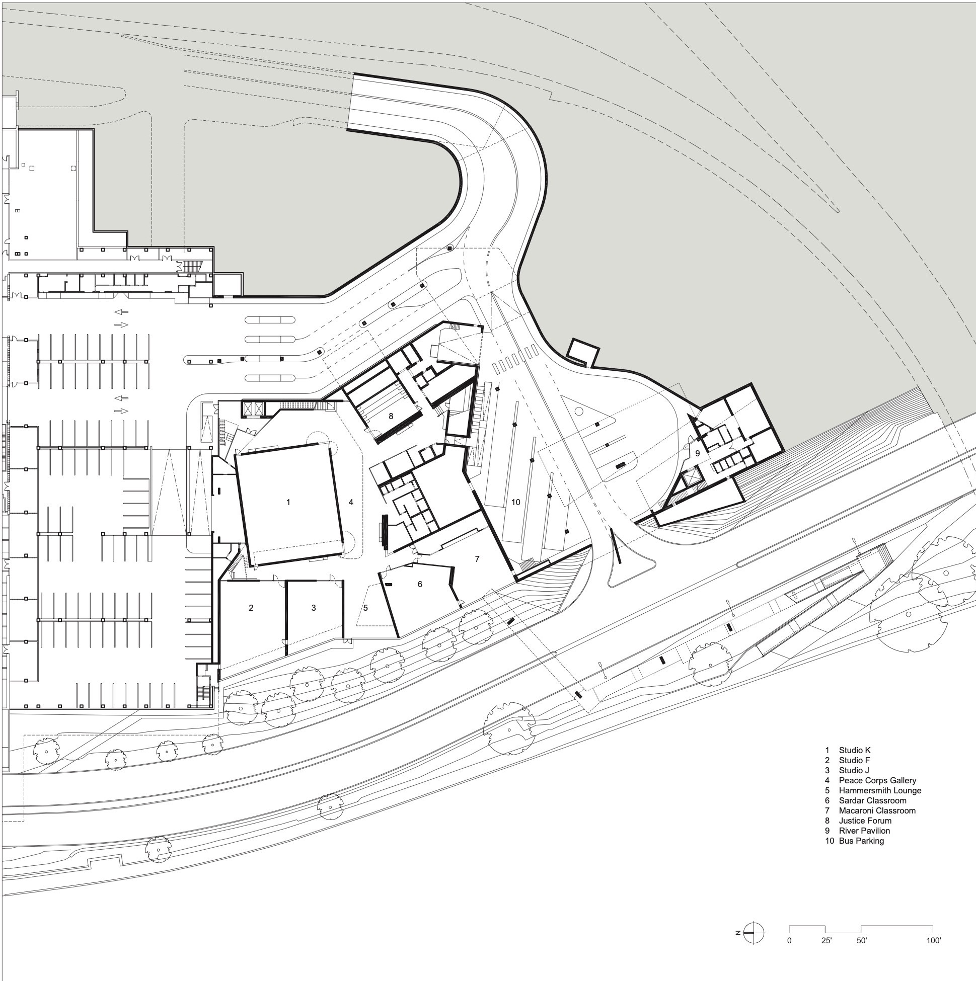 Galeria de Centro John F. Kennedy para Artes Performáticas / Steven ...