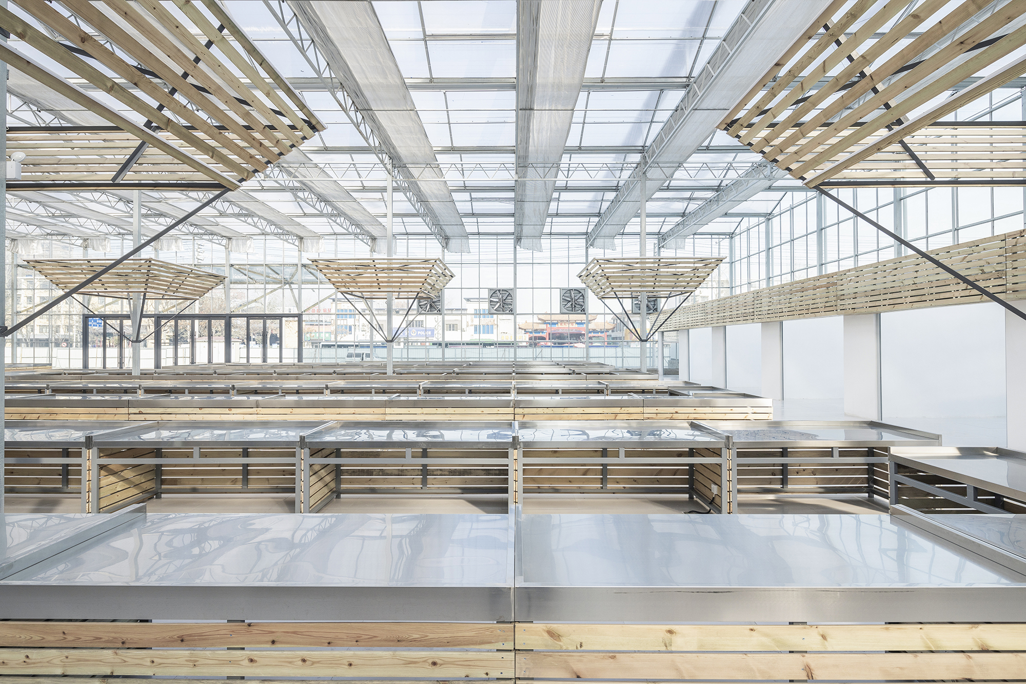 Gallery of Temporary Site of Shengli Market / LUO studio - 16